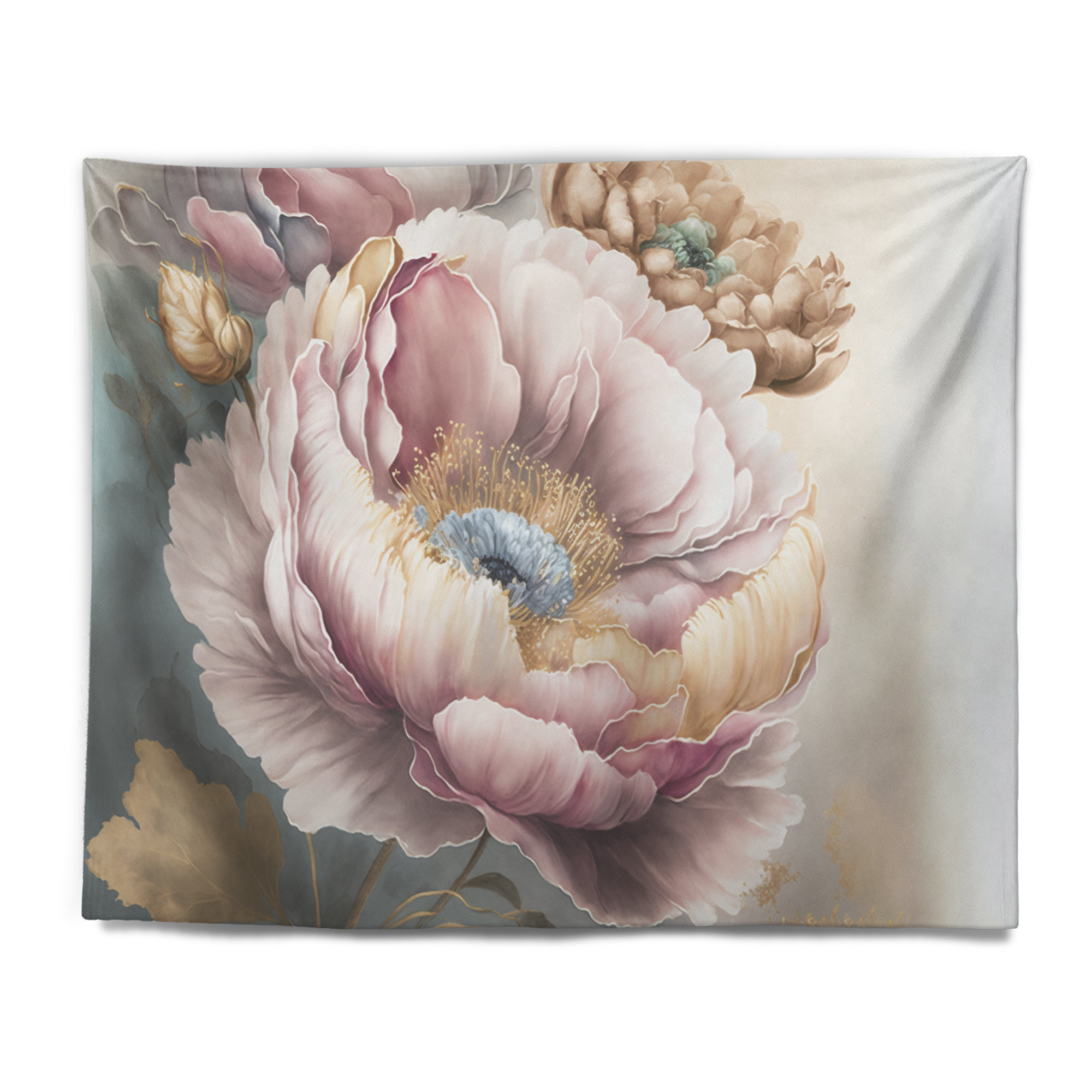 House of Hampton® Pink And Gold Poppy Flowers I - Floral & Botanical ...