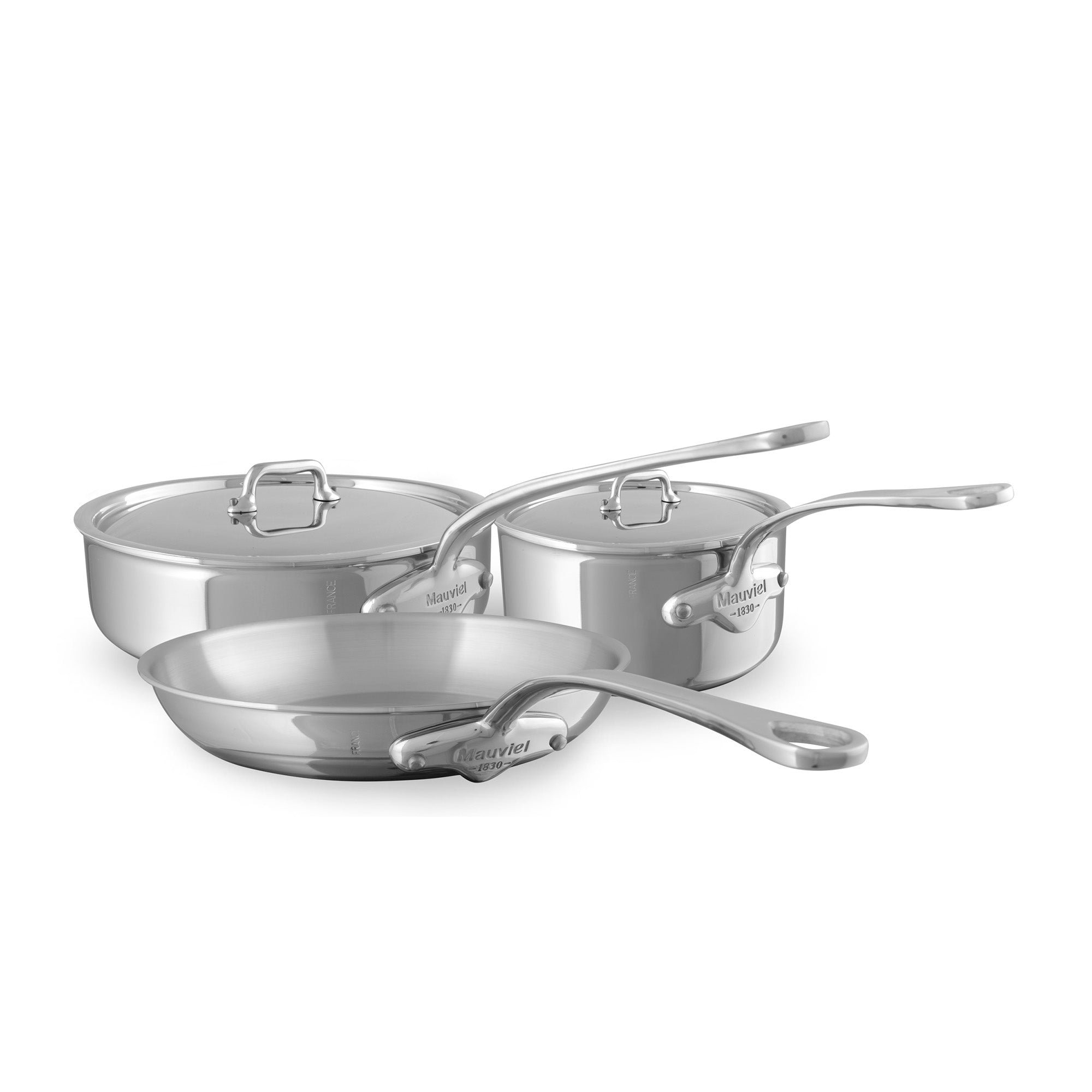 Mauviel M'URBAN 4 Tri-Ply 5-Piece Cookware Set With Cast Stainless ...