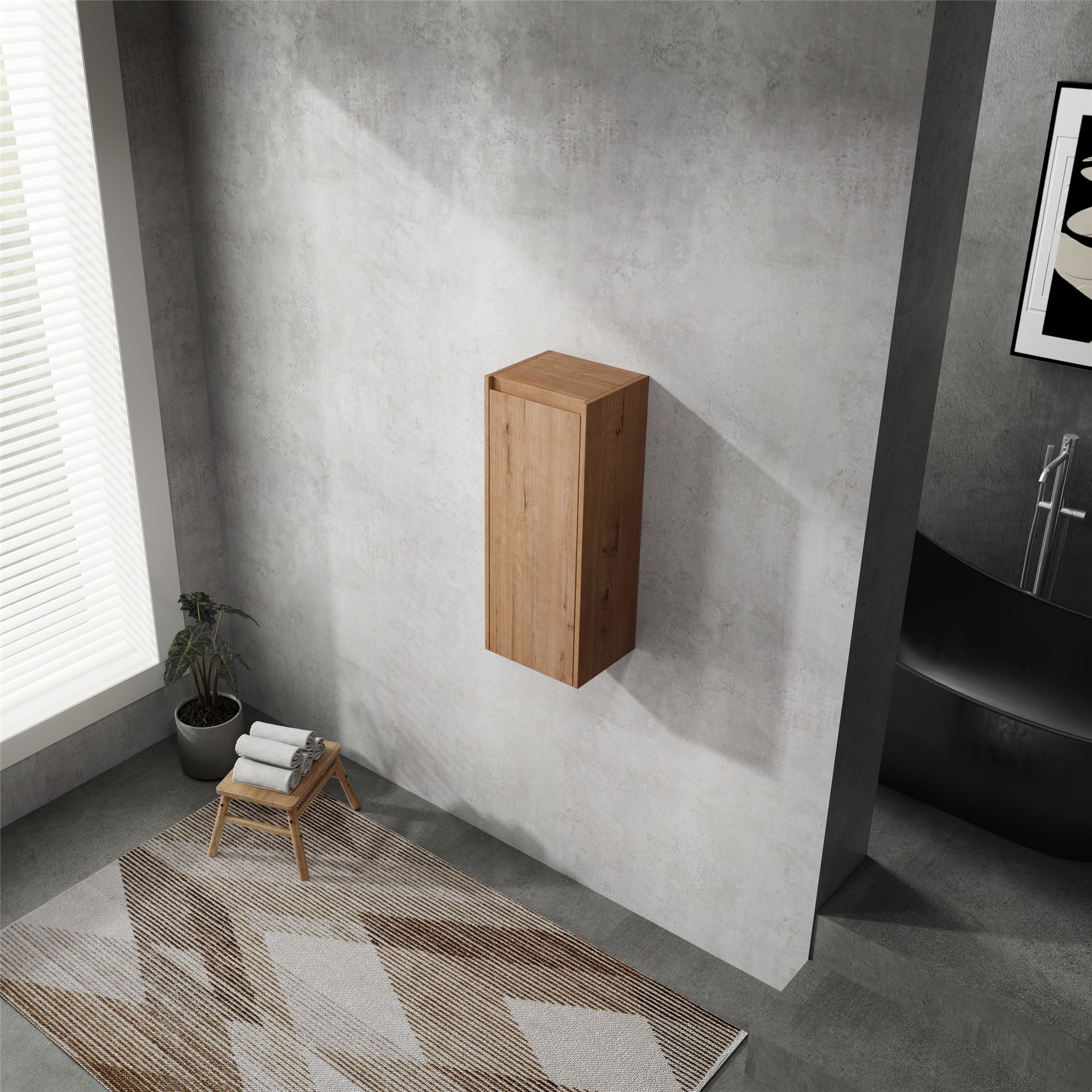Foundry Select Bathroom Side Cabinet With Soft Close Doors - Wayfair Canada