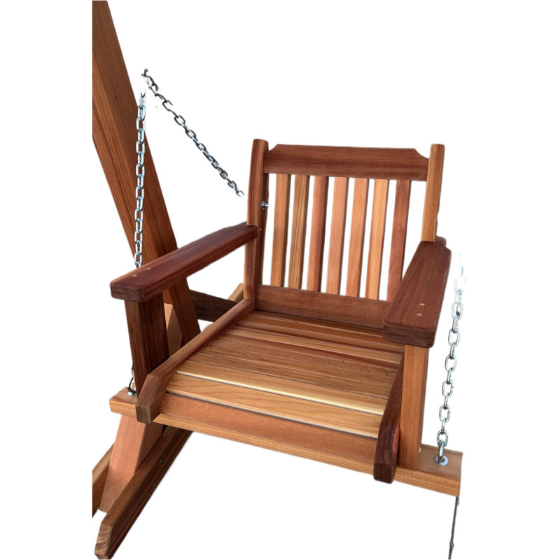 Wood Country Solid Wood Porch Swing | Wayfair