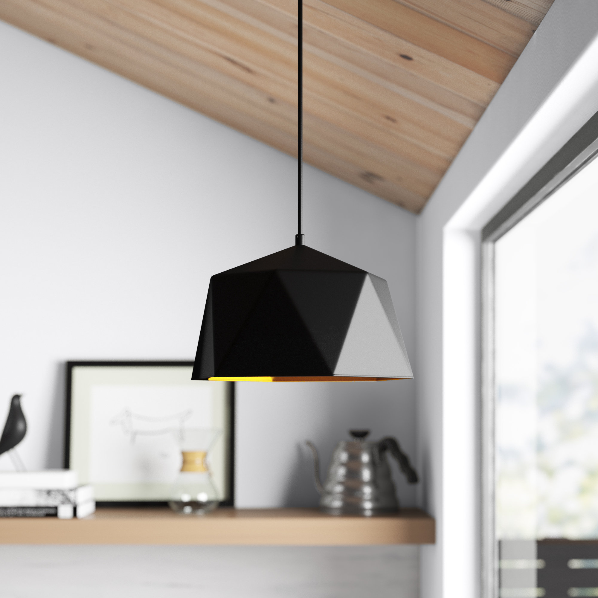 Mack & Milo™ Neri 1 - Light Single Dome Pendant & Reviews | Wayfair