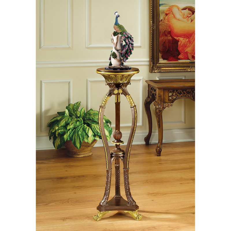 Design Toscano Floral Bouquet Pedestal Plant Stand & Reviews | Wayfair