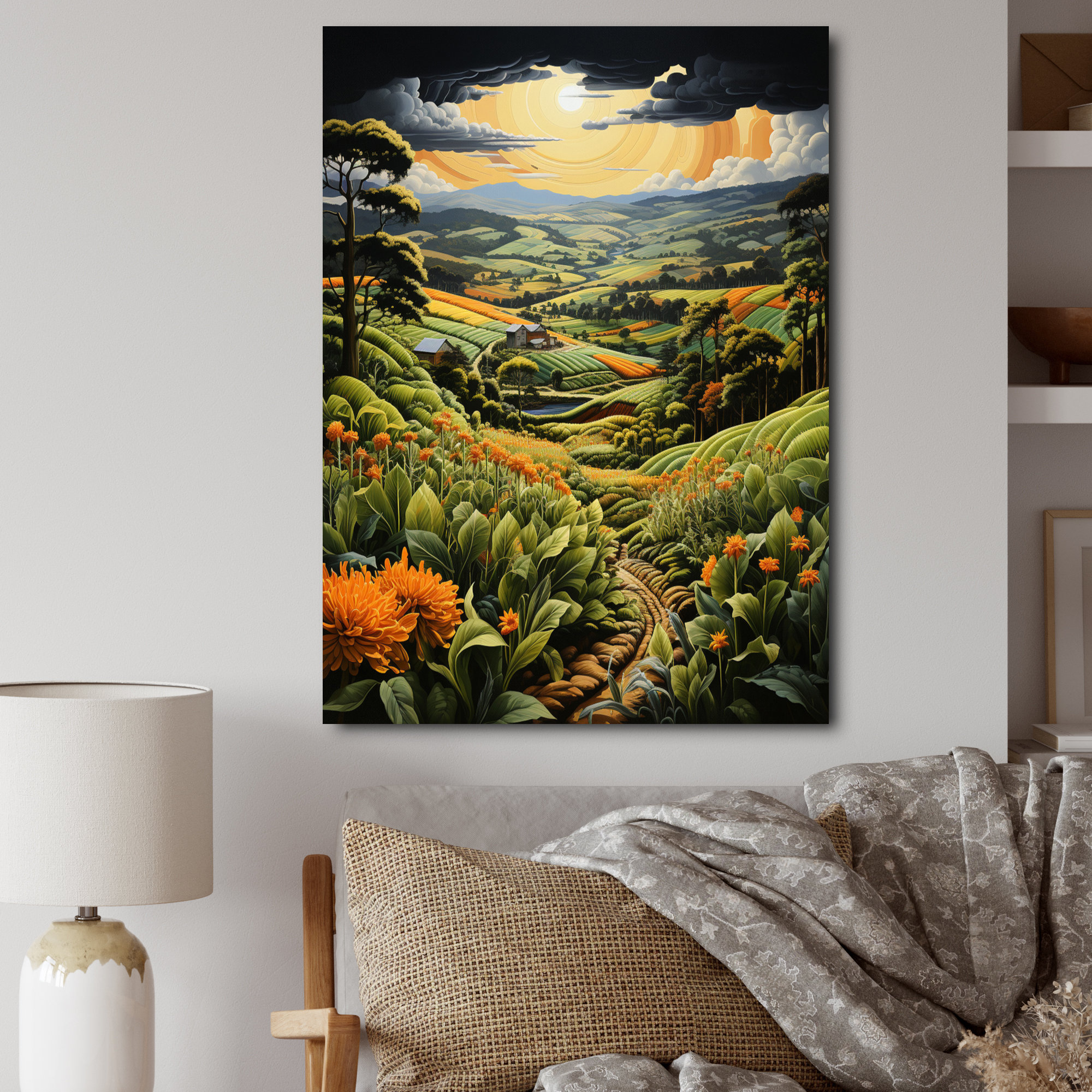 Millwood Pines Bartolotti Farm Harvest Symphony Pastoral V Framed On ...