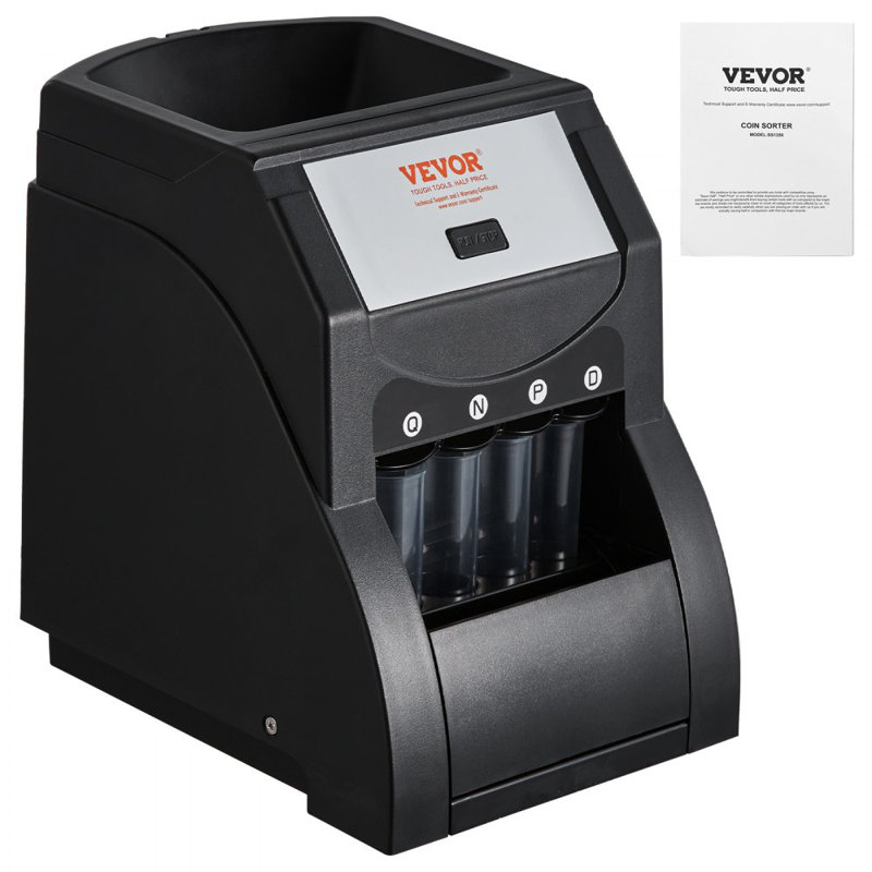 VEVOR USD Coin Sorter Holds 200 Coins & Reviews | Wayfair