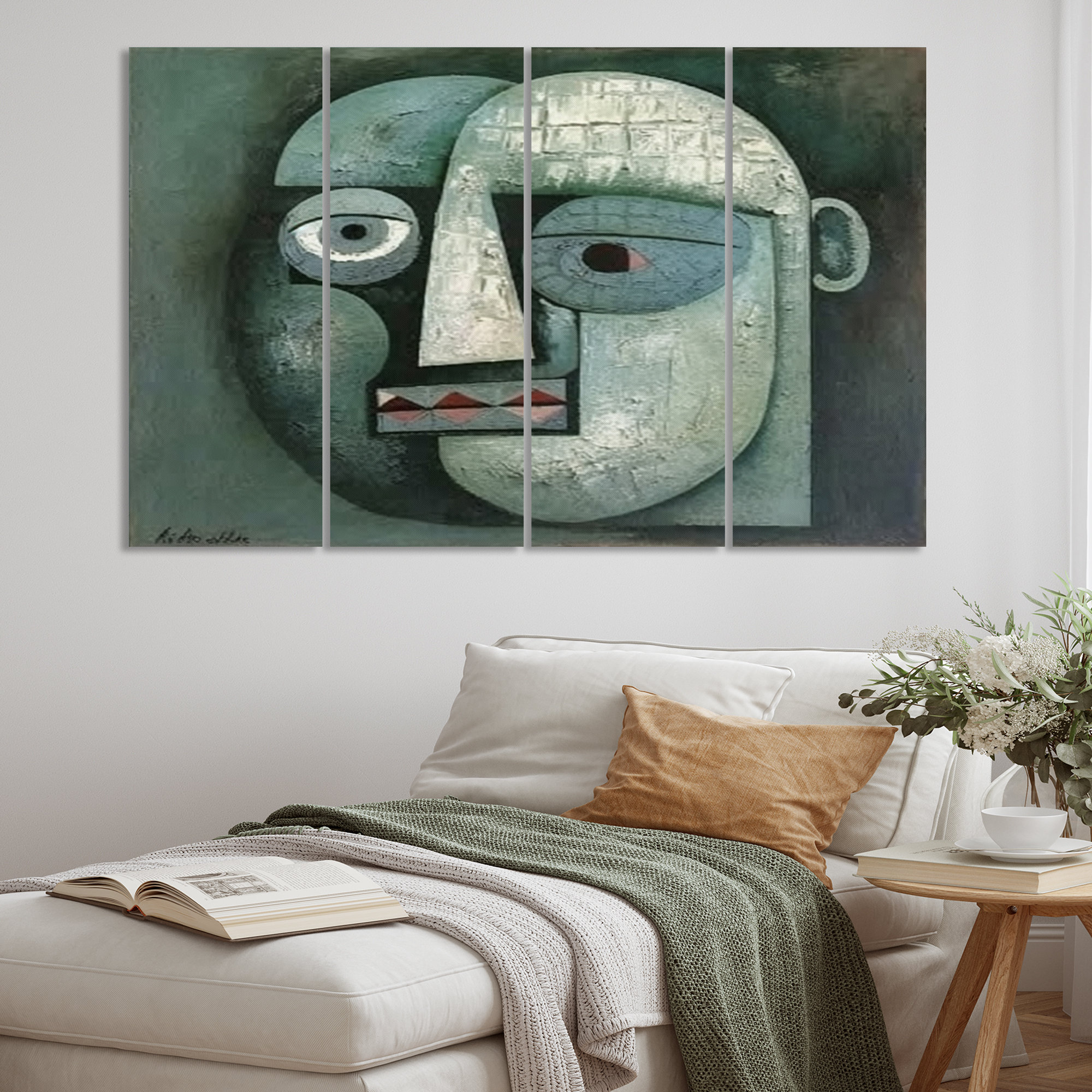 Wrought Studio™ Abstract Mask Portrait Picasso Hommage - 4 Piece ...