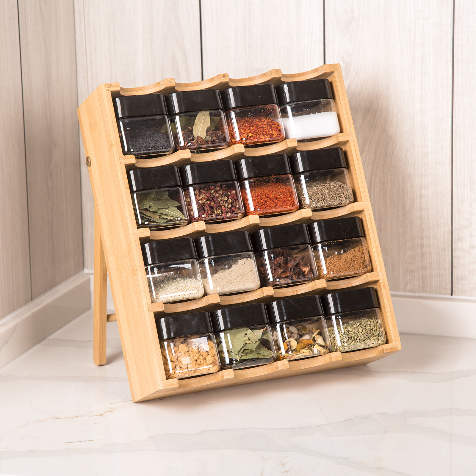 Latitude Run® 16 Jar Spice Rack | Wayfair