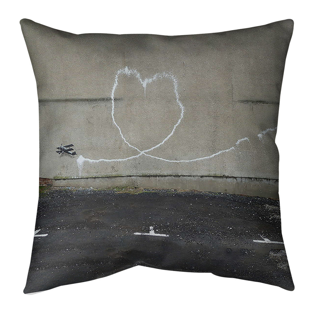 ArtVerse Love Plane Pillow | Wayfair