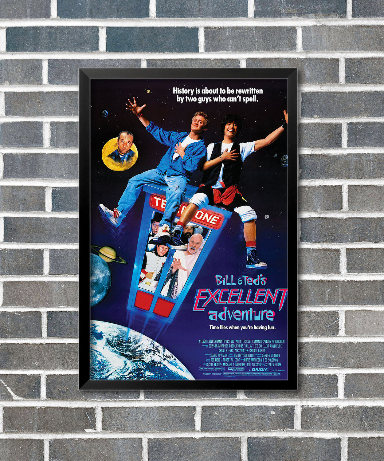 Buy Art For Less " Bill And Ted's Excellent Adventure 1989 Comedy Movie ...