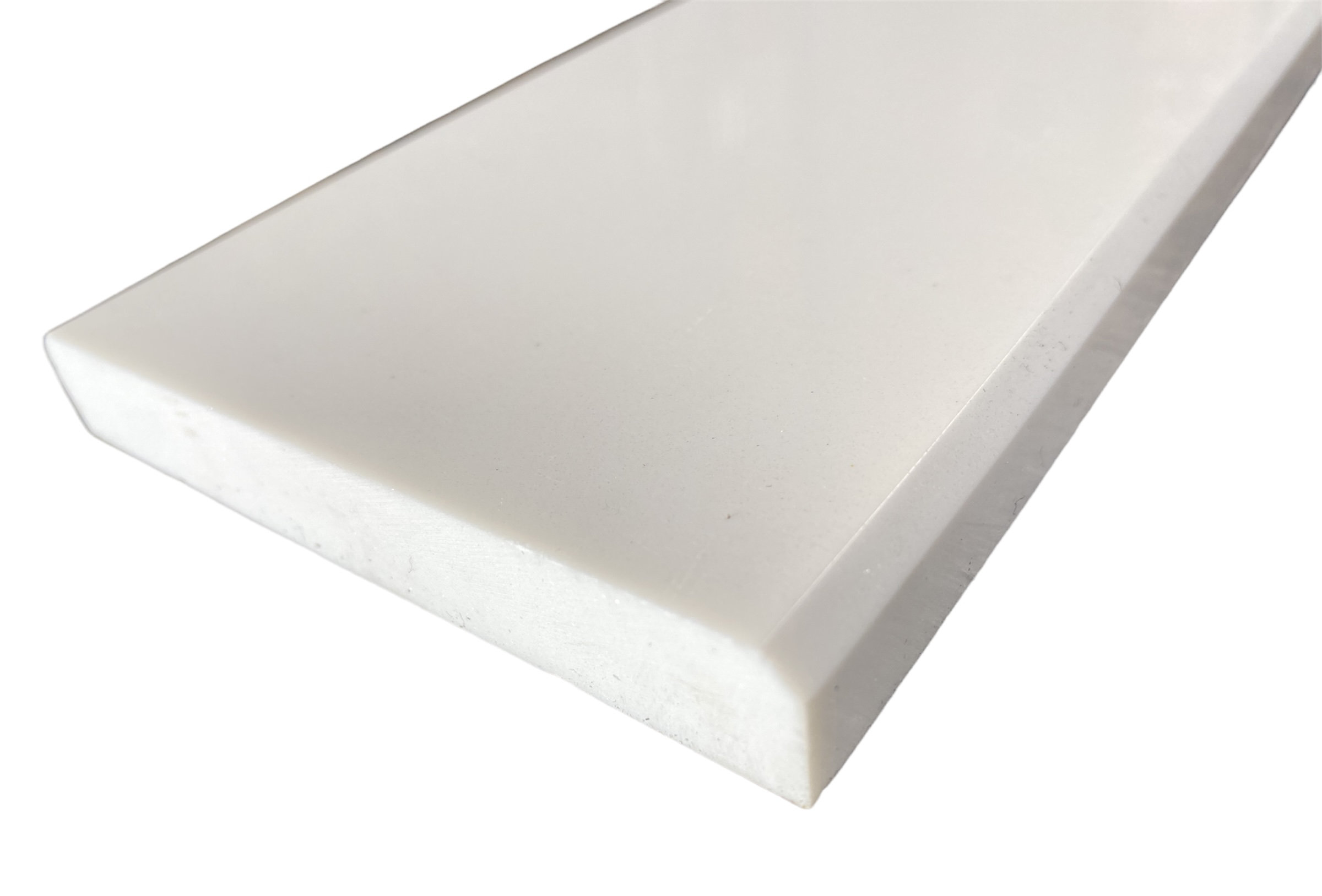 TENEDOS 5"x36" White Engineered Stone Marble Threshold Wall & Floor ...