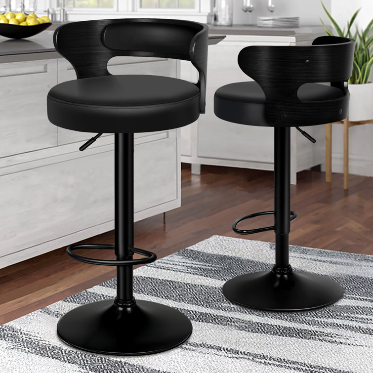 George Oliver Nyyear Swivel Adjustable Height Stool | Wayfair.co.uk