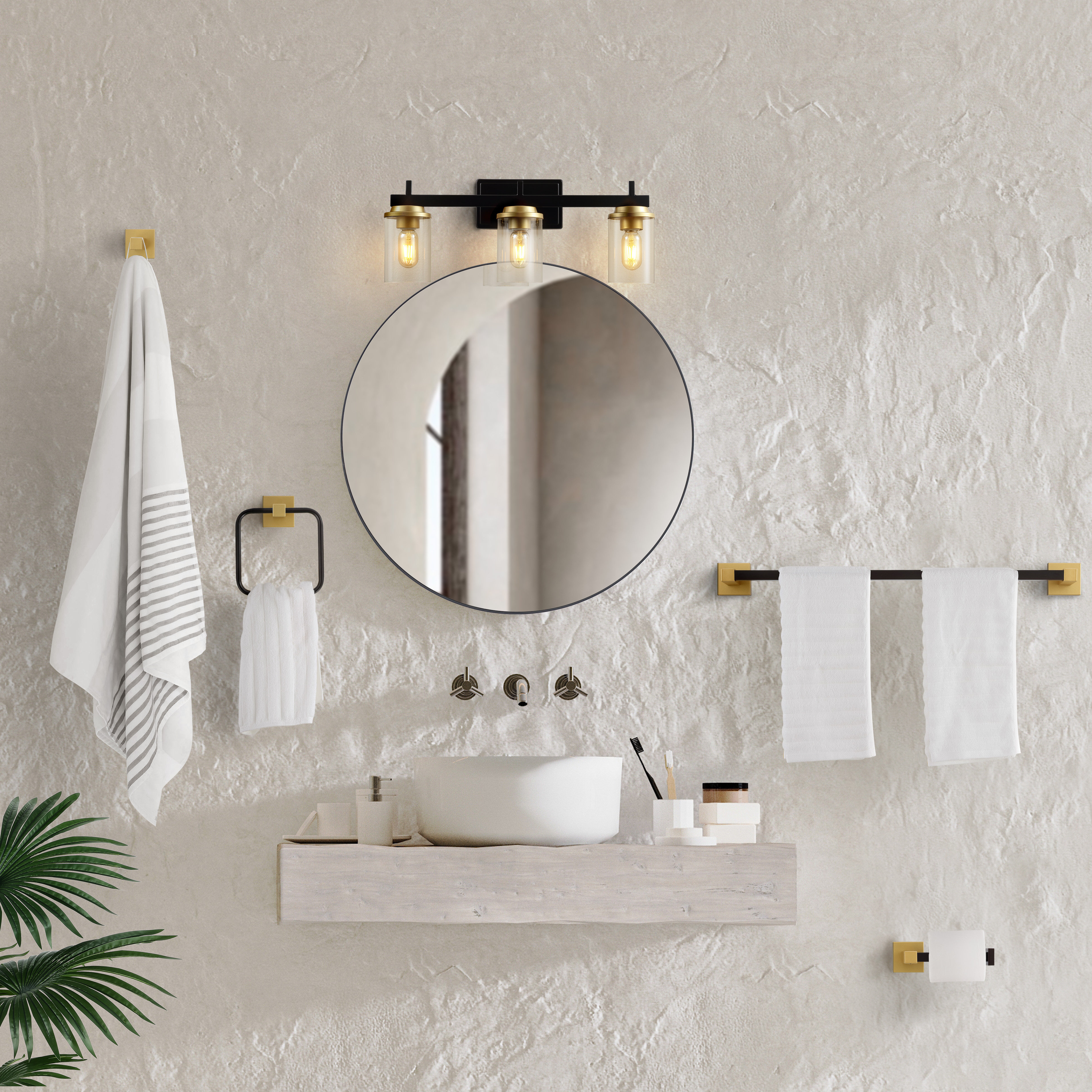 17 Stories Liam 3 - Light Vanity Light - Wayfair Canada