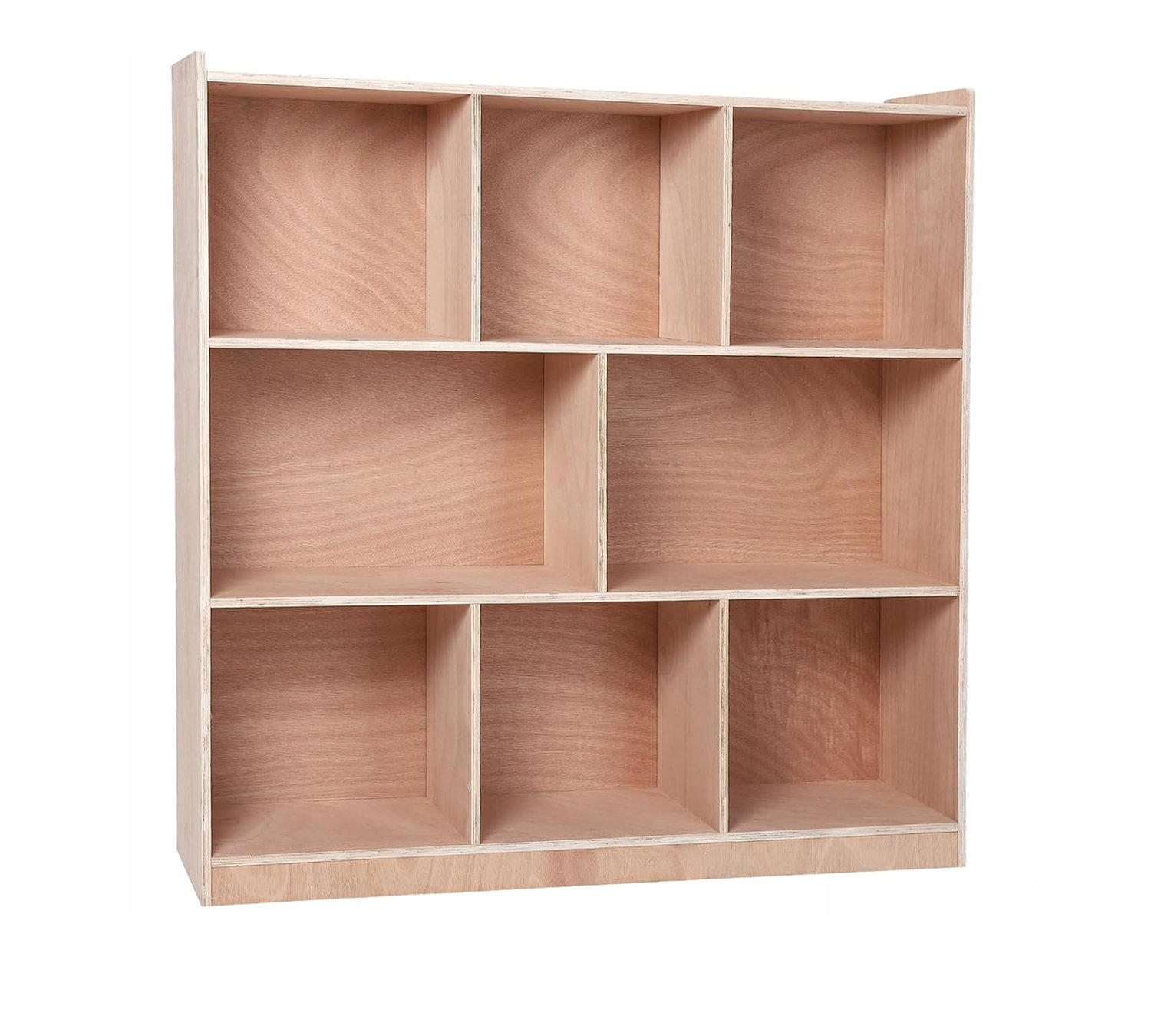 Union Rustic Unglazed Exterior 8-Section Bookcase Classroom Storage ...