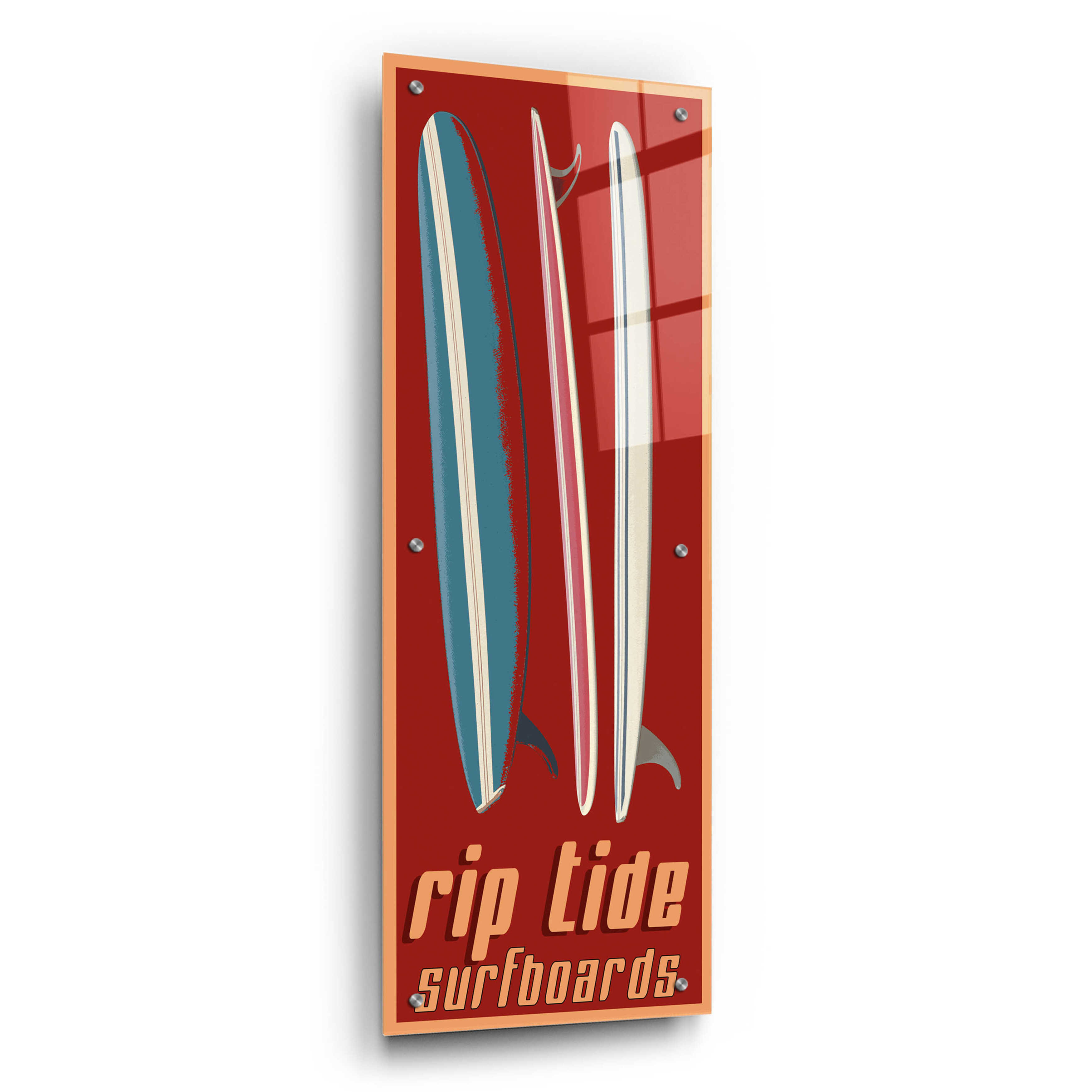 Longshore Tides Latitude Run® 'Rip Tide' By Edward M. Fielding, Acrylic ...