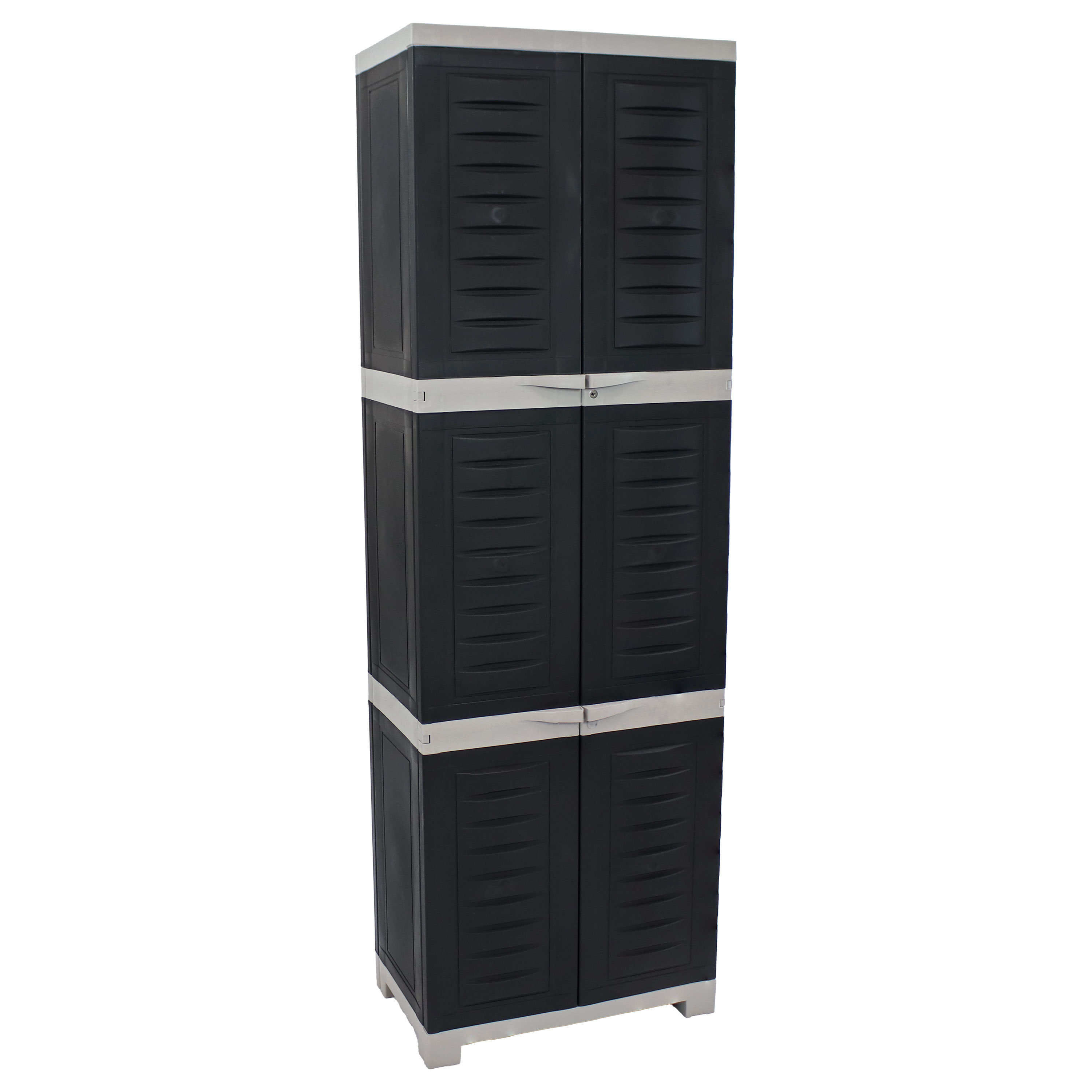Winston Porter Lockable Storage Cabinet with 4 Adjustable Shelves - 71 ...