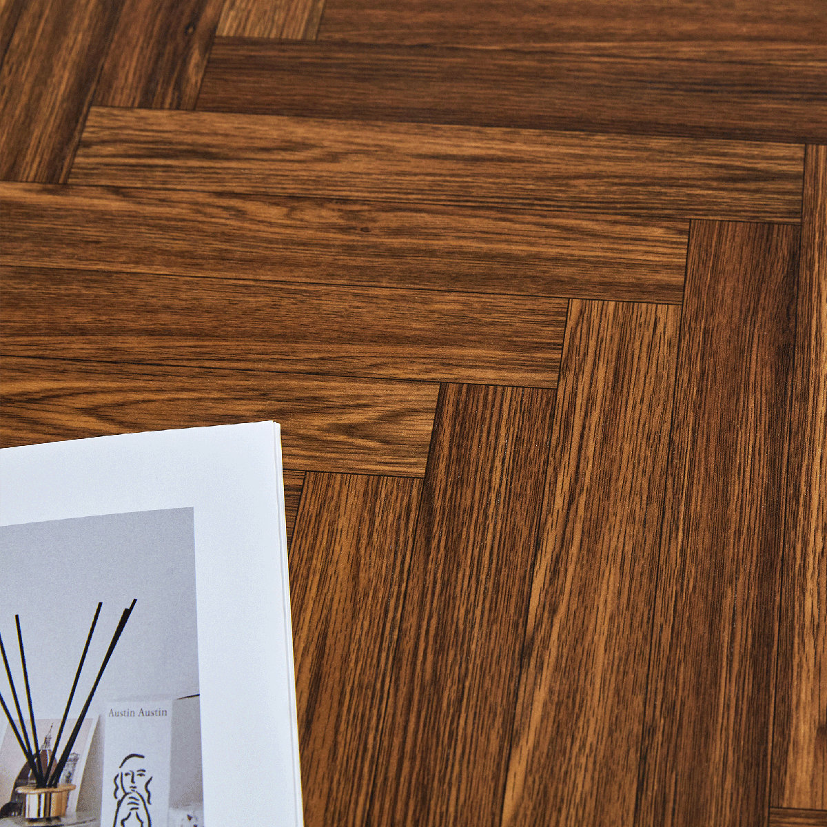 TRQ Rustic Walnut Finish Wood Dining Table | Wayfair