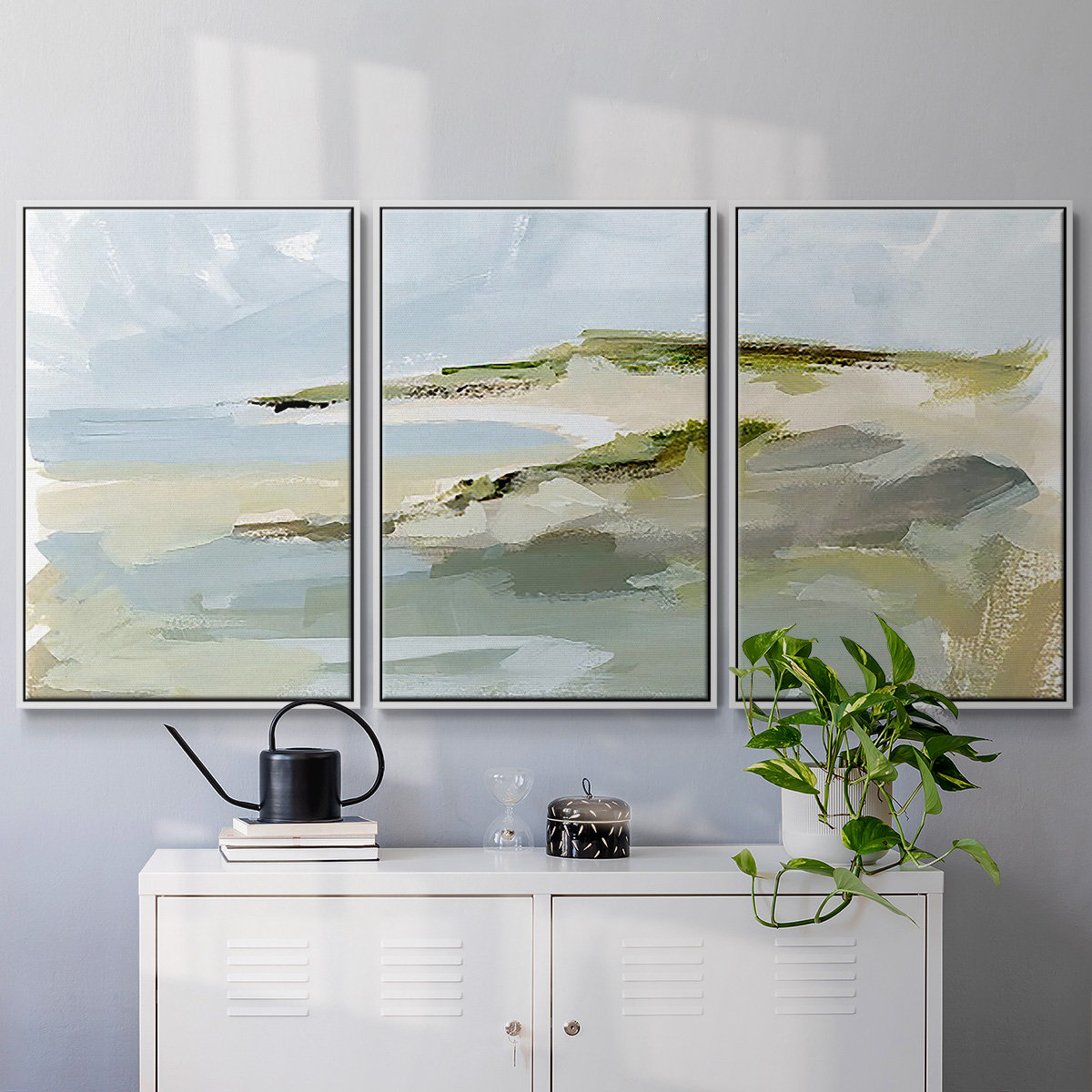 Rosecliff Heights Sea Cove Impression I - Multi Piece Framed Canvas ...