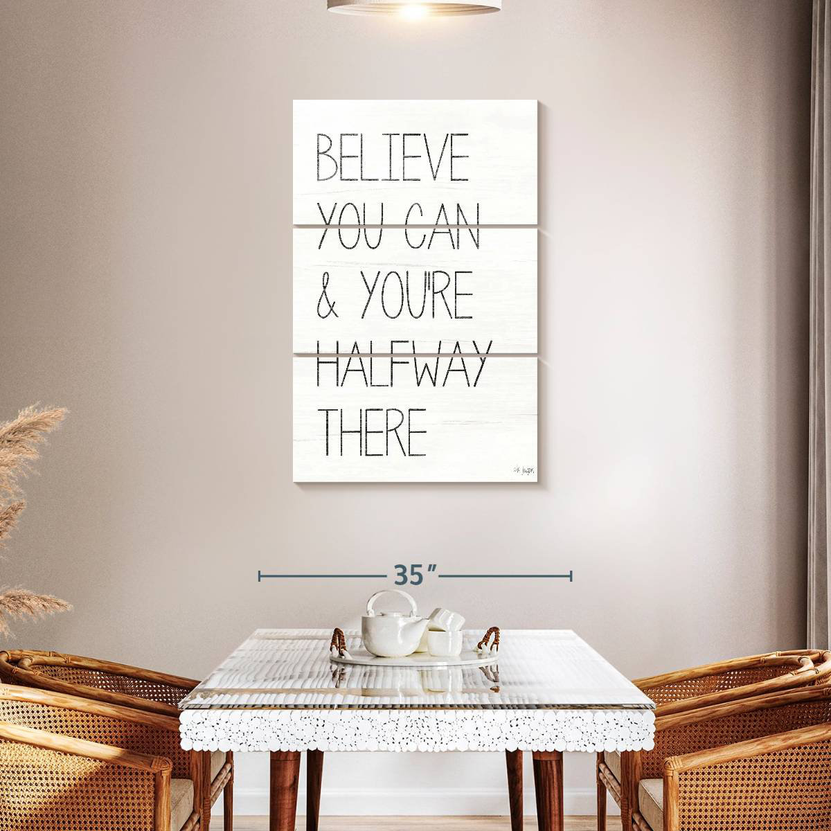 Ebern Designs Tergel You're Halfway There | Wayfair