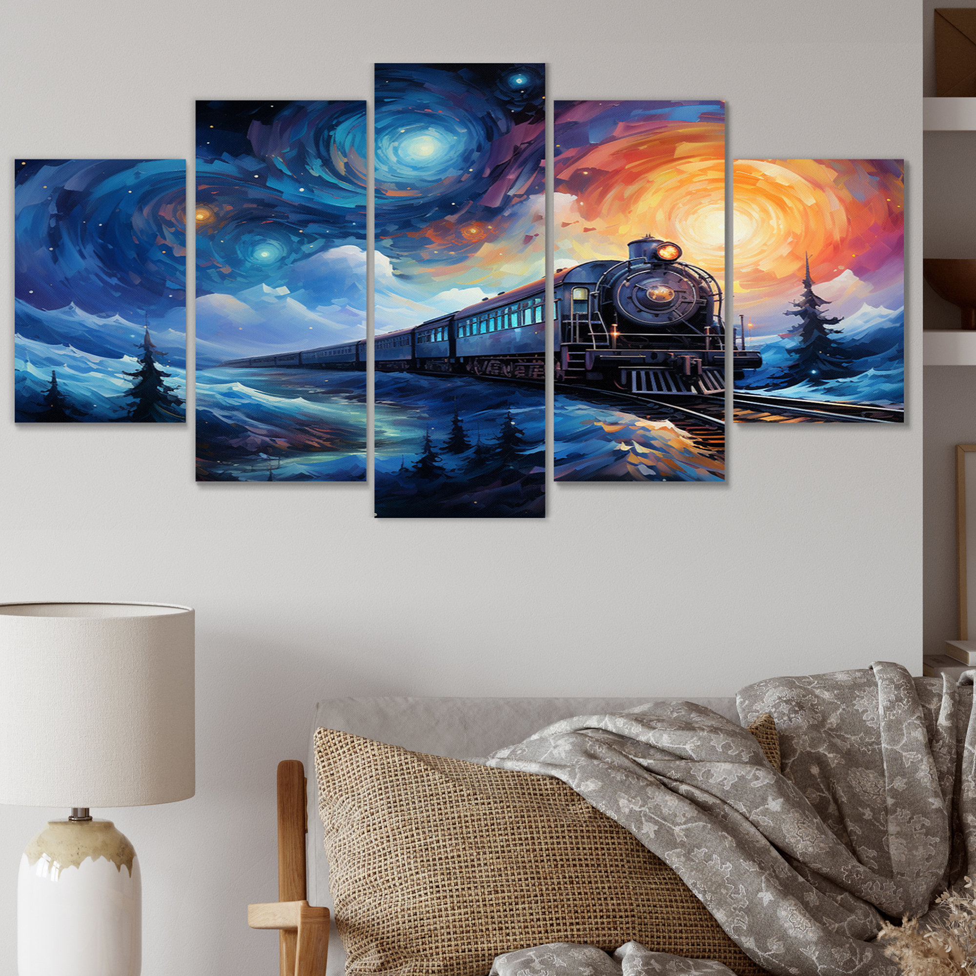 Trent Austin Design® Abstract Train Rails By Vincent - Transportation ...