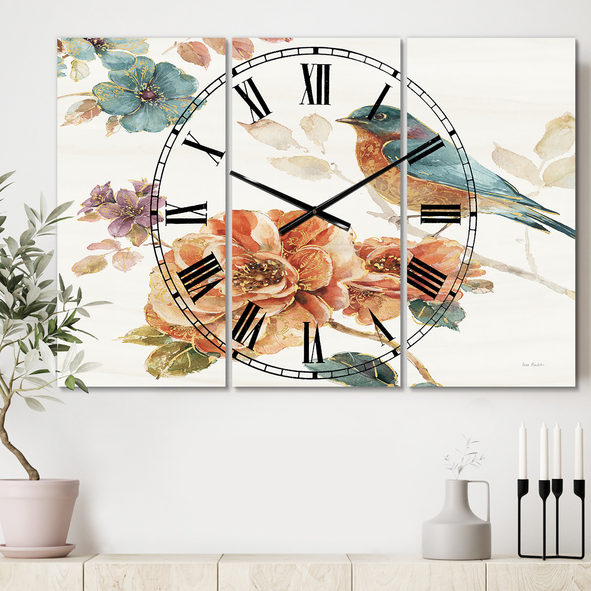 The Twillery Co.® Swigart Oversized Farmhouse Wall Clock - Wayfair Canada