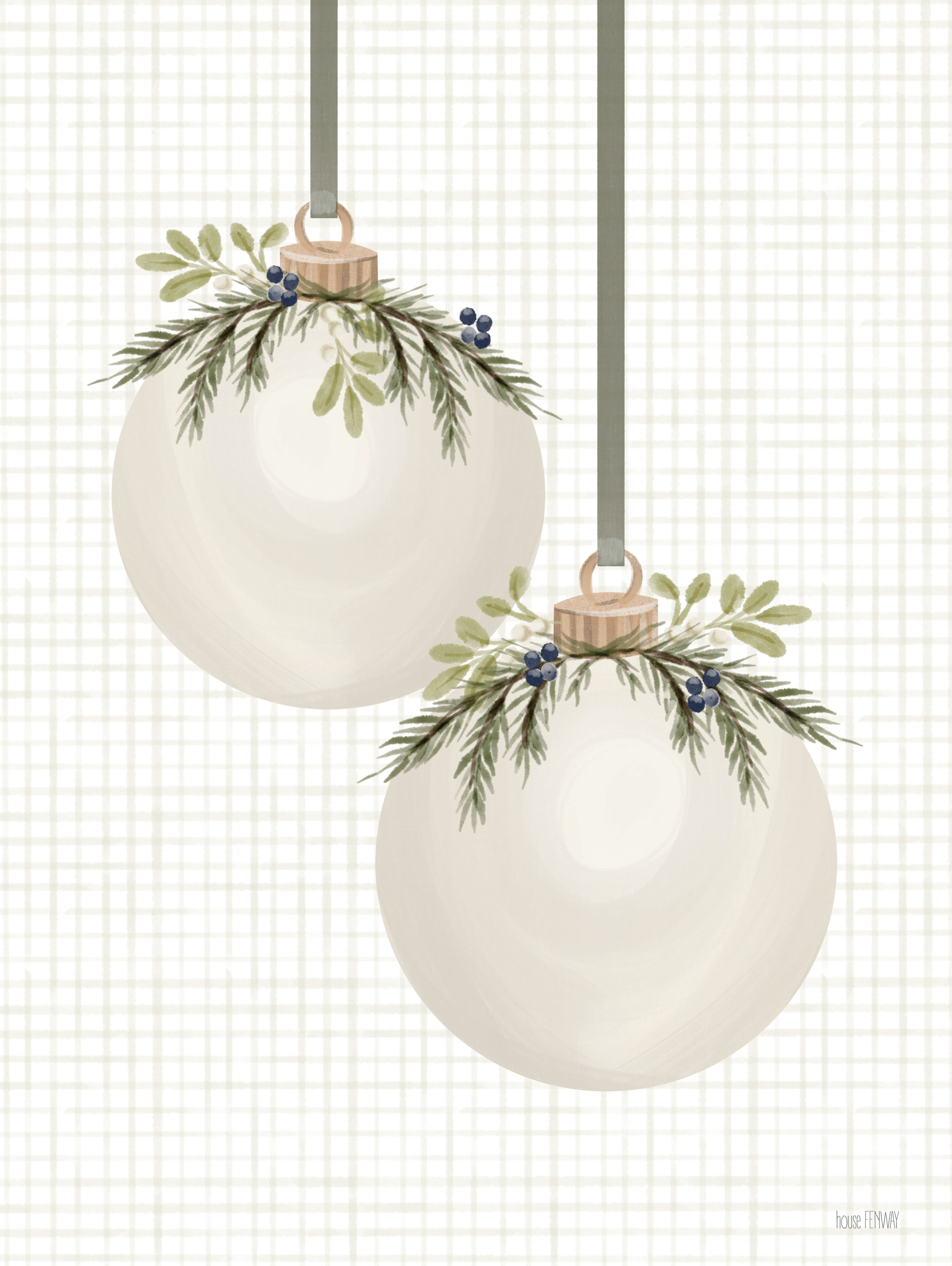 The Holiday Aisle® Juniper Berry Ornaments | Wayfair