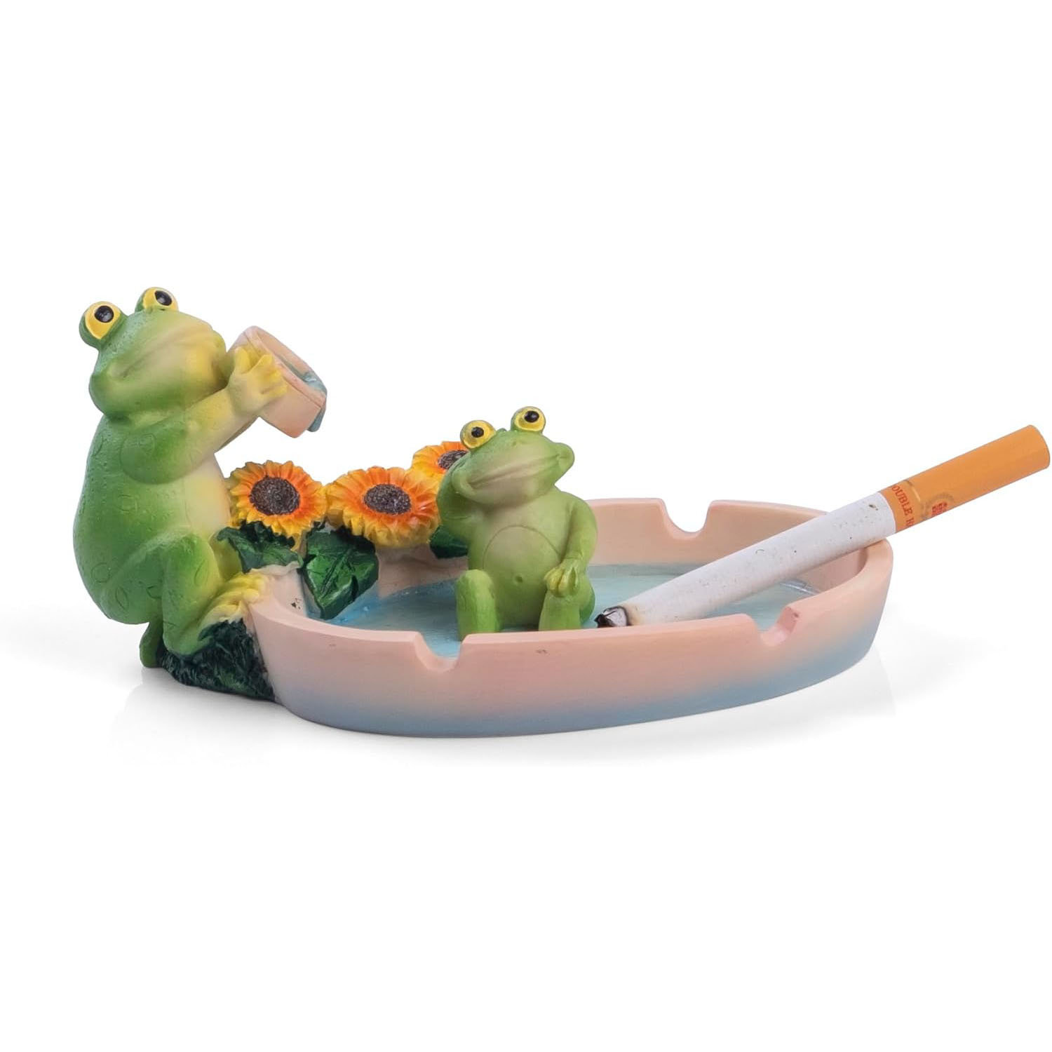 AMIBZ Cute Ashtrays Cigar Ash Tray Frog Ashtray, Handmade Resin Cool ...