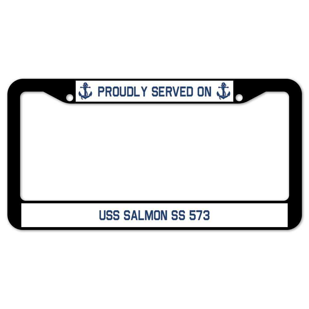 SignMission Proudly Served on USS SALMon SS 573 Plate Frame | Wayfair
