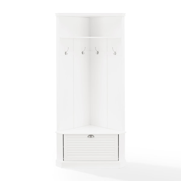 Red Barrel Studio® Priya Hall Tree 33.13'' Wide with Shoe Storage ...