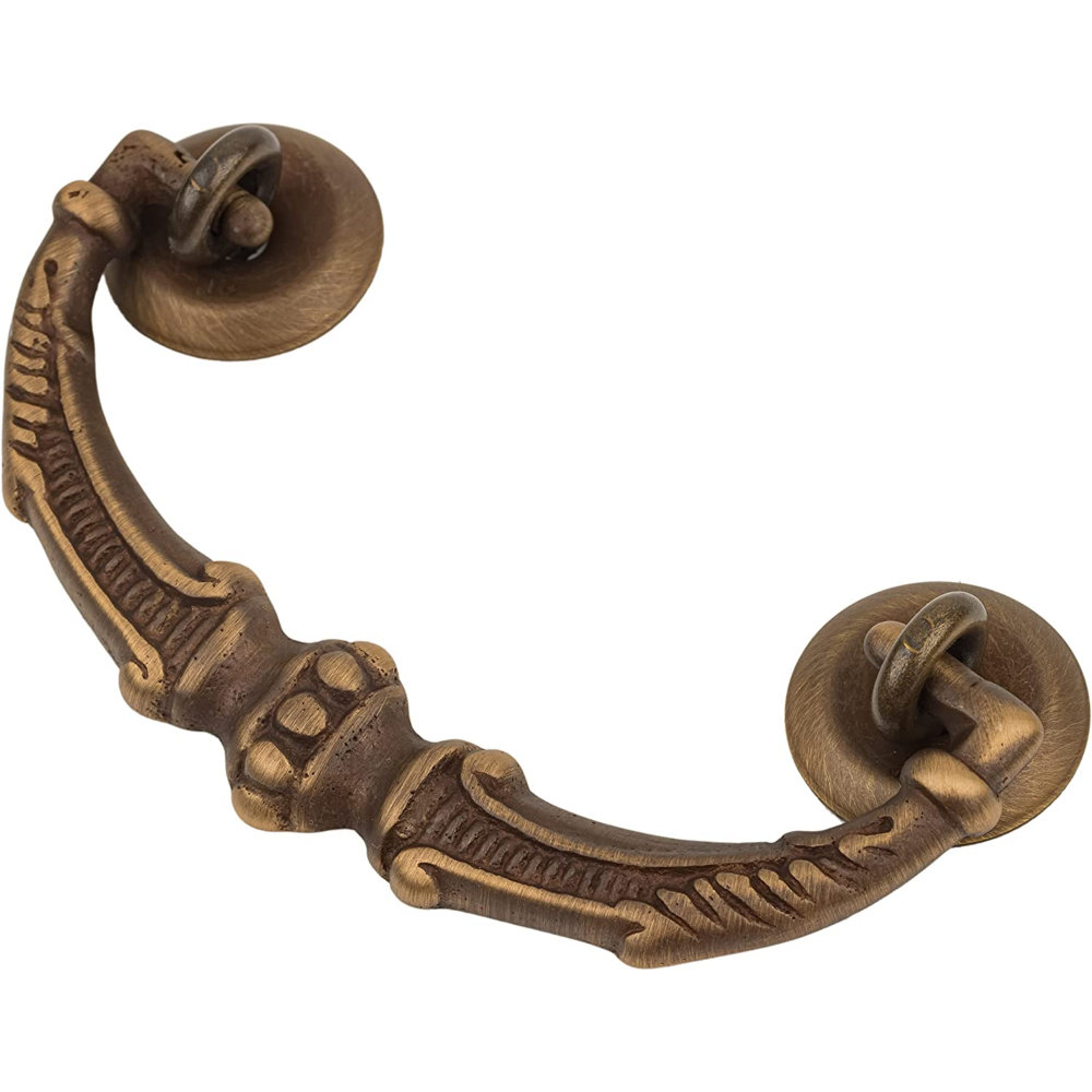 UNIQANTIQ HARDWARE SUPPLY Classical Era Style Heavy Cast Drawer Bail ...