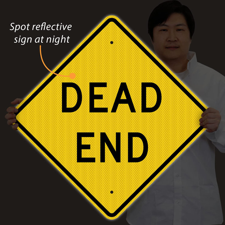 SmartSign Dead End Diamond High-Intensity Grade Reflective | Wayfair