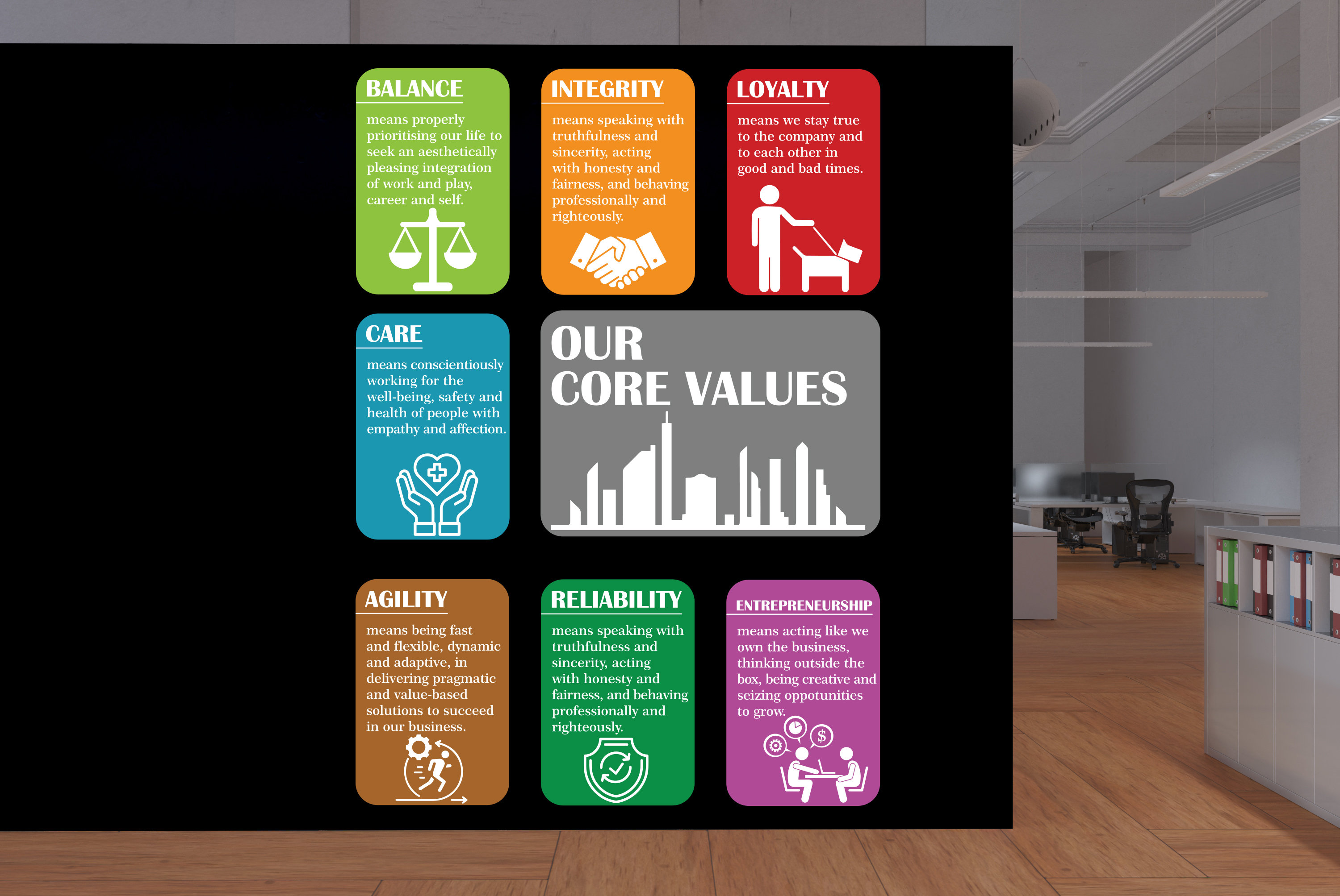 Trinx Core Value Vinyl Wall Art Decal, Honeycomb Board Wall Decal | Wayfair