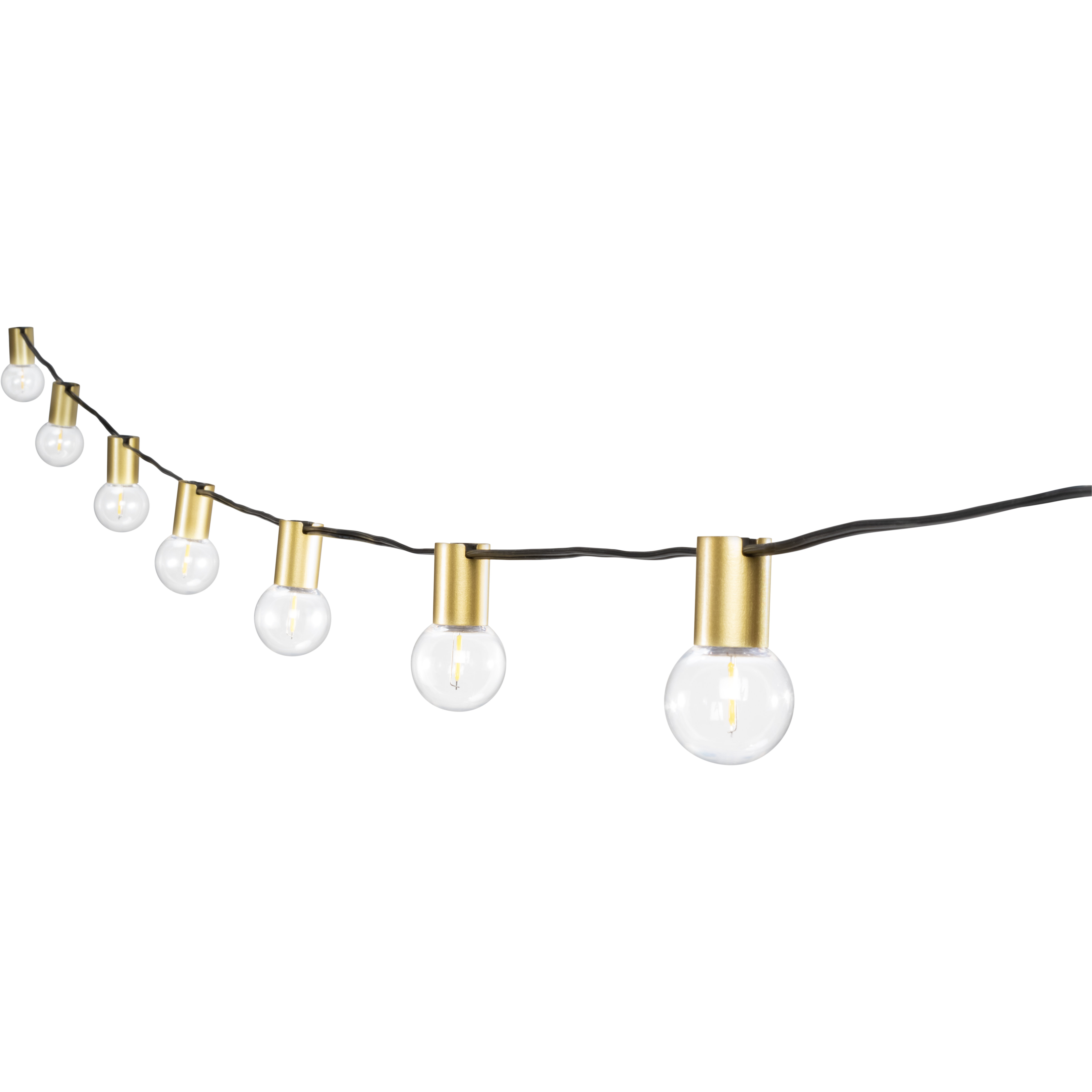 Latitude Run® G40 Led Bistro String Lights - Gold | Wayfair