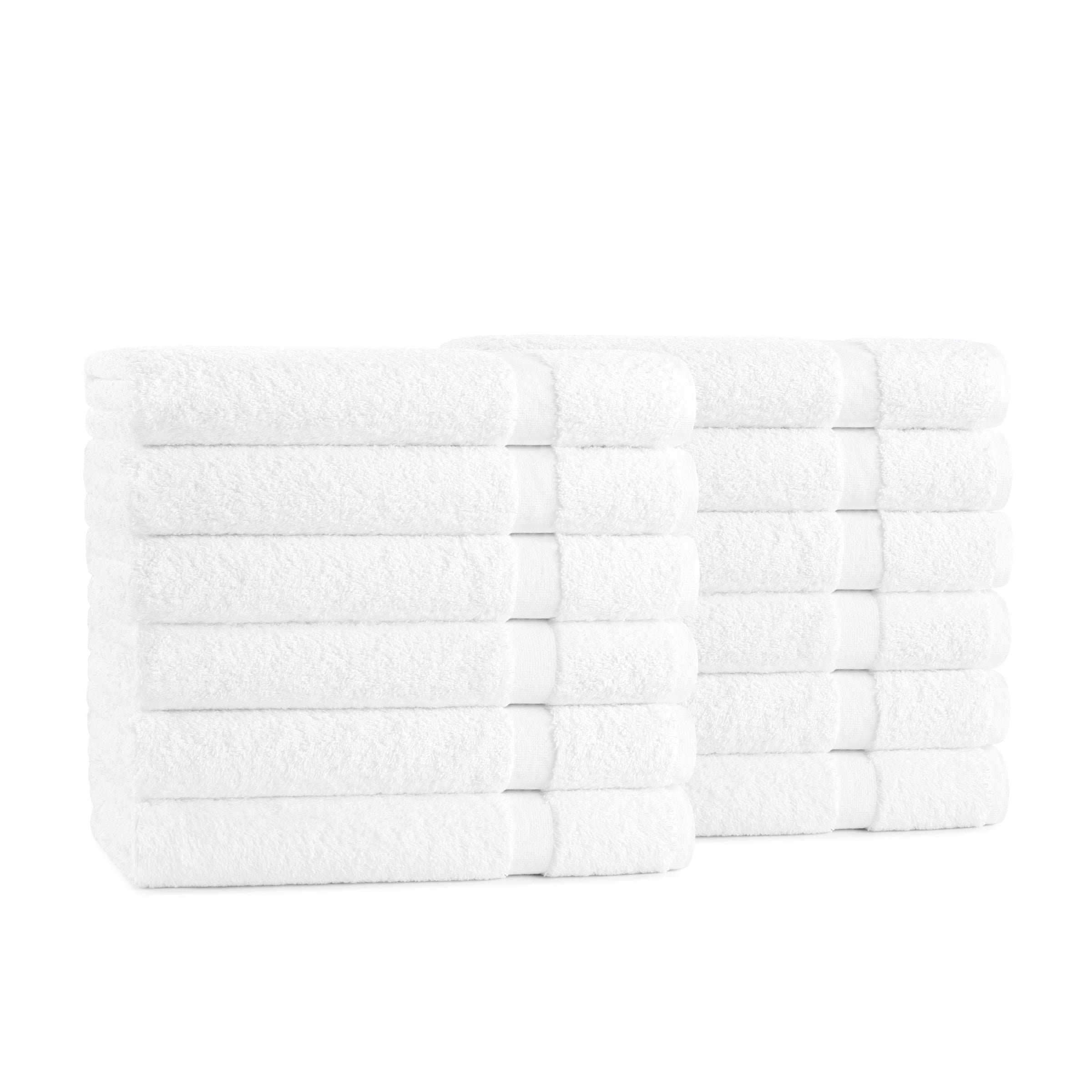 Latitude Run® Admiral Bath Towel 24x48 White (12/Pack) & Reviews | Wayfair
