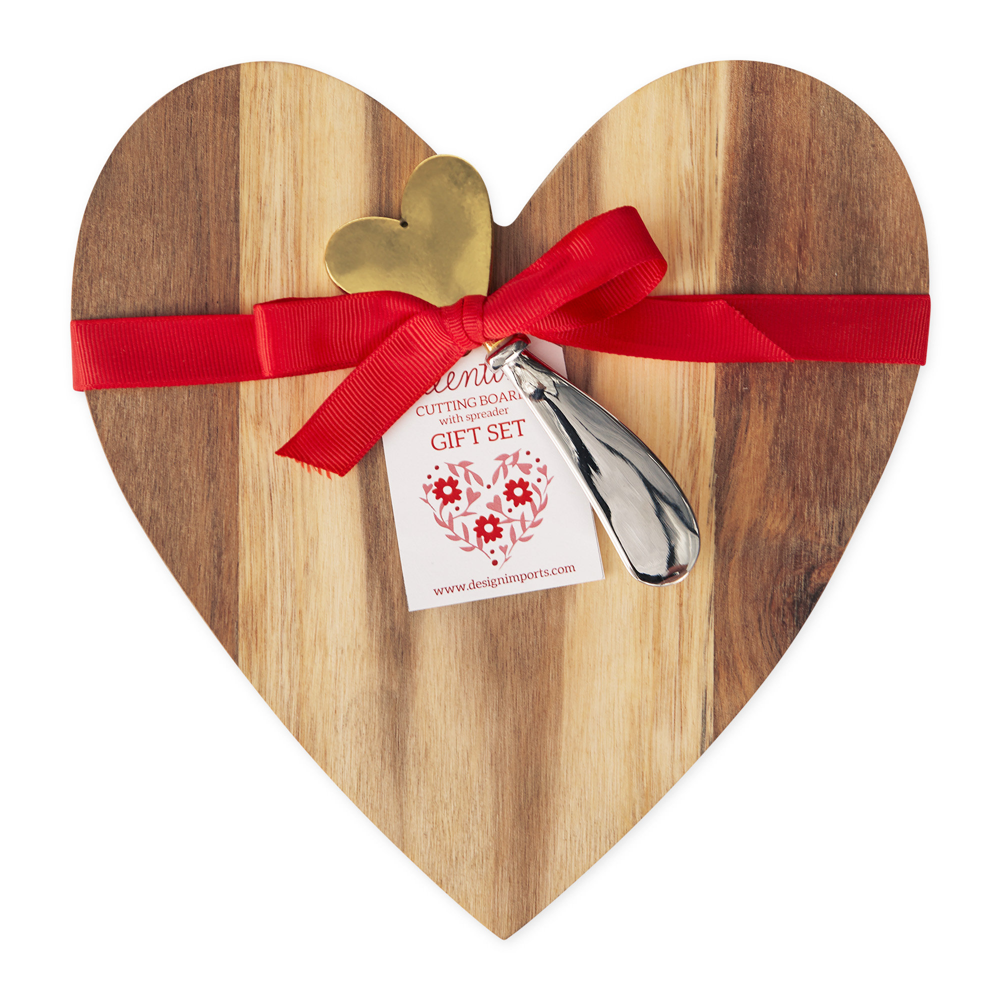 Design Imports Heart Cutting Board Gift Set | Wayfair