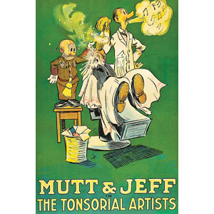 Buyenlarge The Tonsorial Artists Mutt and Jeff - Advertisements Print ...