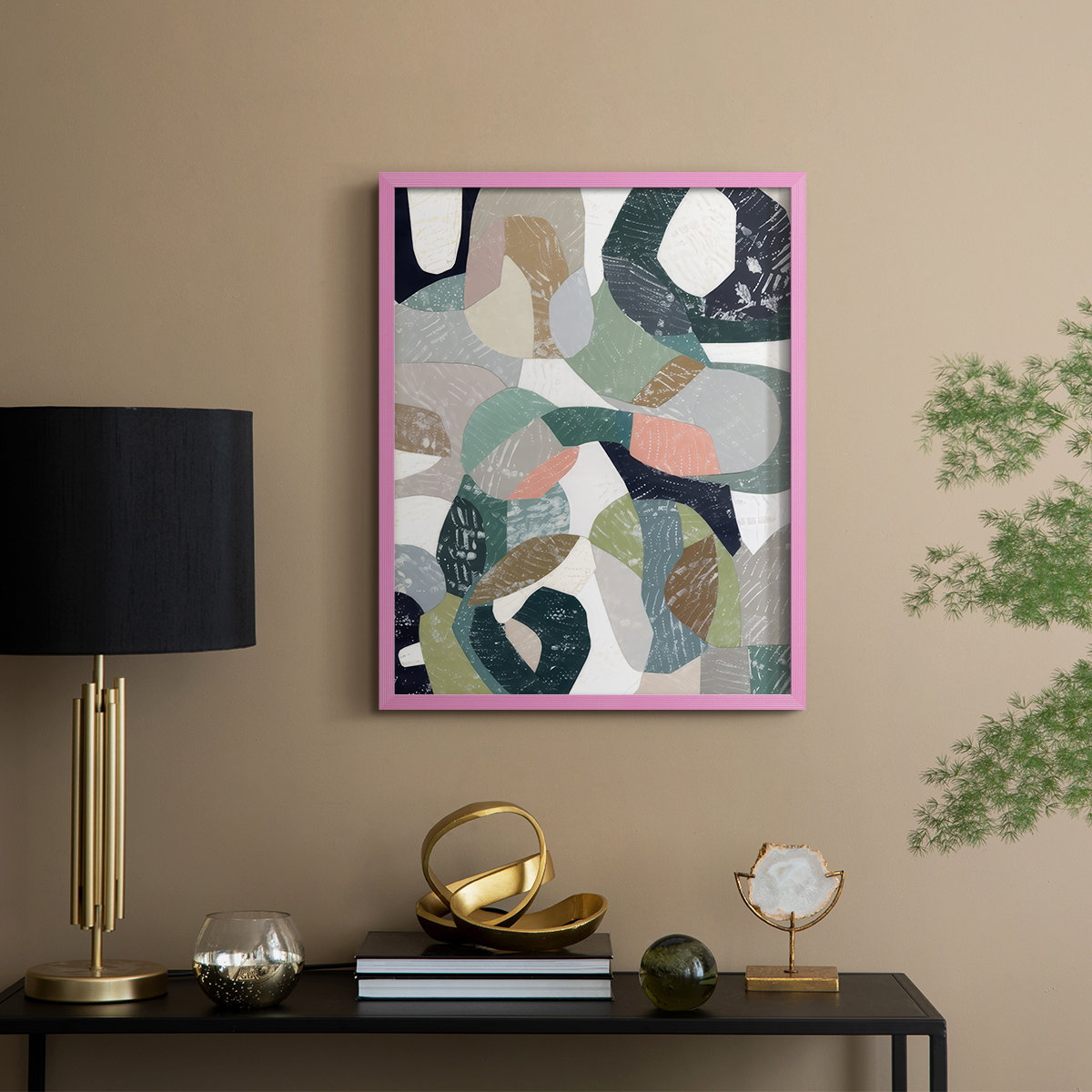 Brayden Studio® Settle Me Down II Framed Print - Solid Wood | Wayfair