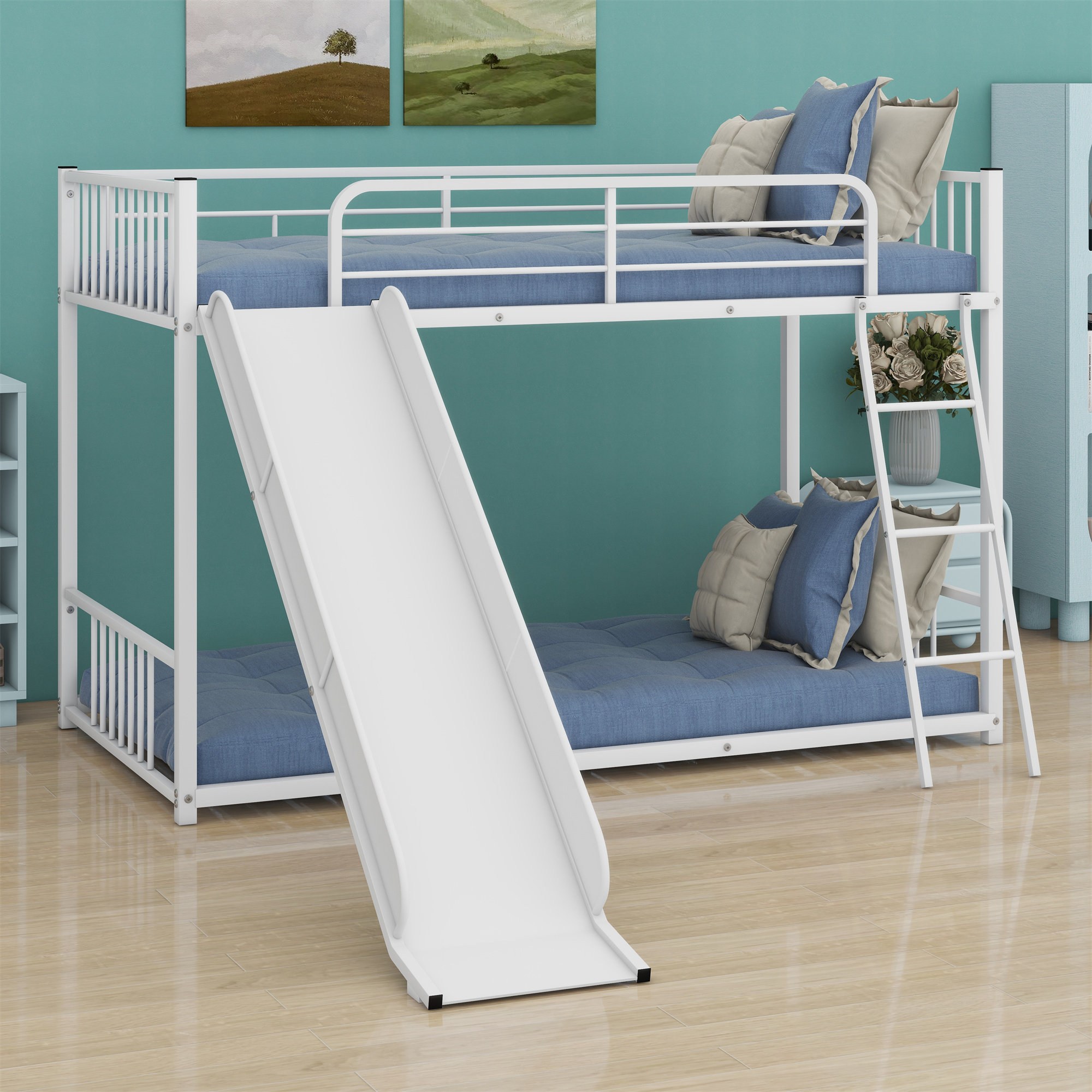 Isabelle & Max™ Bunk Bed With Slide | Wayfair