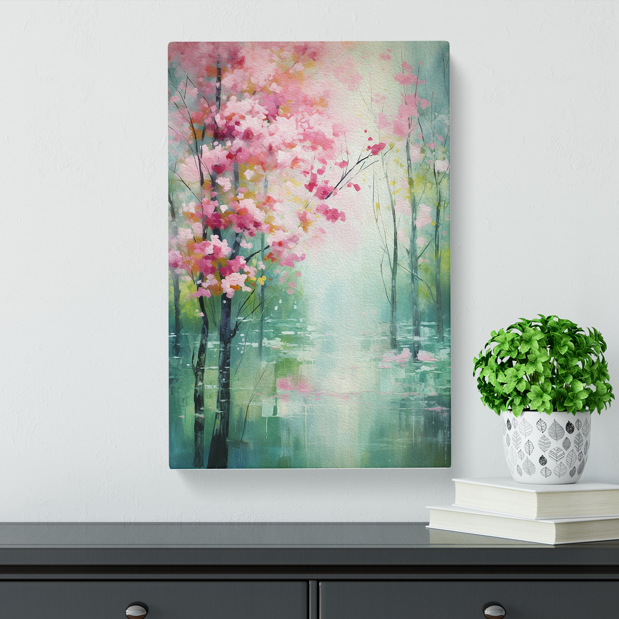 Alpen Home Spring Forest Impressionism No.2 - No Frame Art Prints ...
