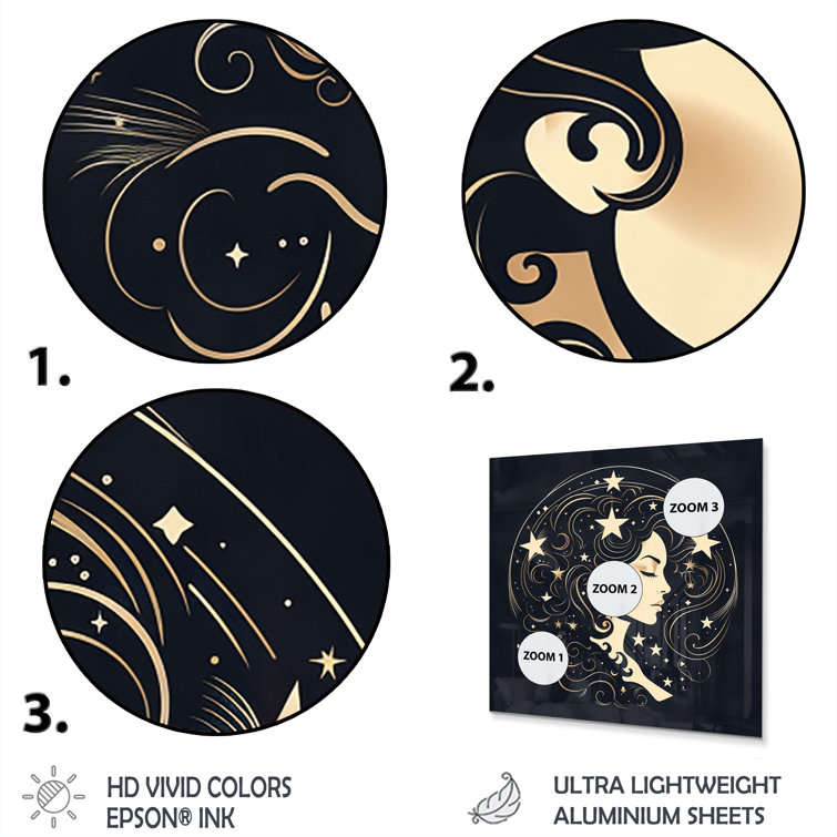 Trinx Astrological Stargazer V - Astrology Metal Wall Decor - Wayfair ...