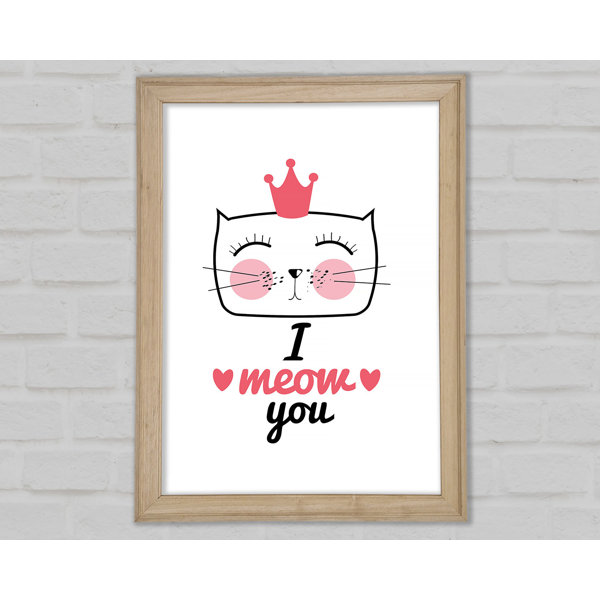 Happy Larry I Meow You - Single Picture Frame Art Prints | Wayfair.co.uk