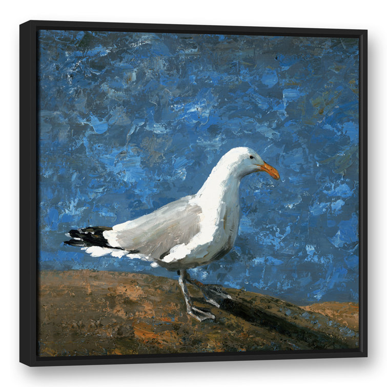 Highland Dunes " Painted Coastal Seagull " on Canvas | Wayfair