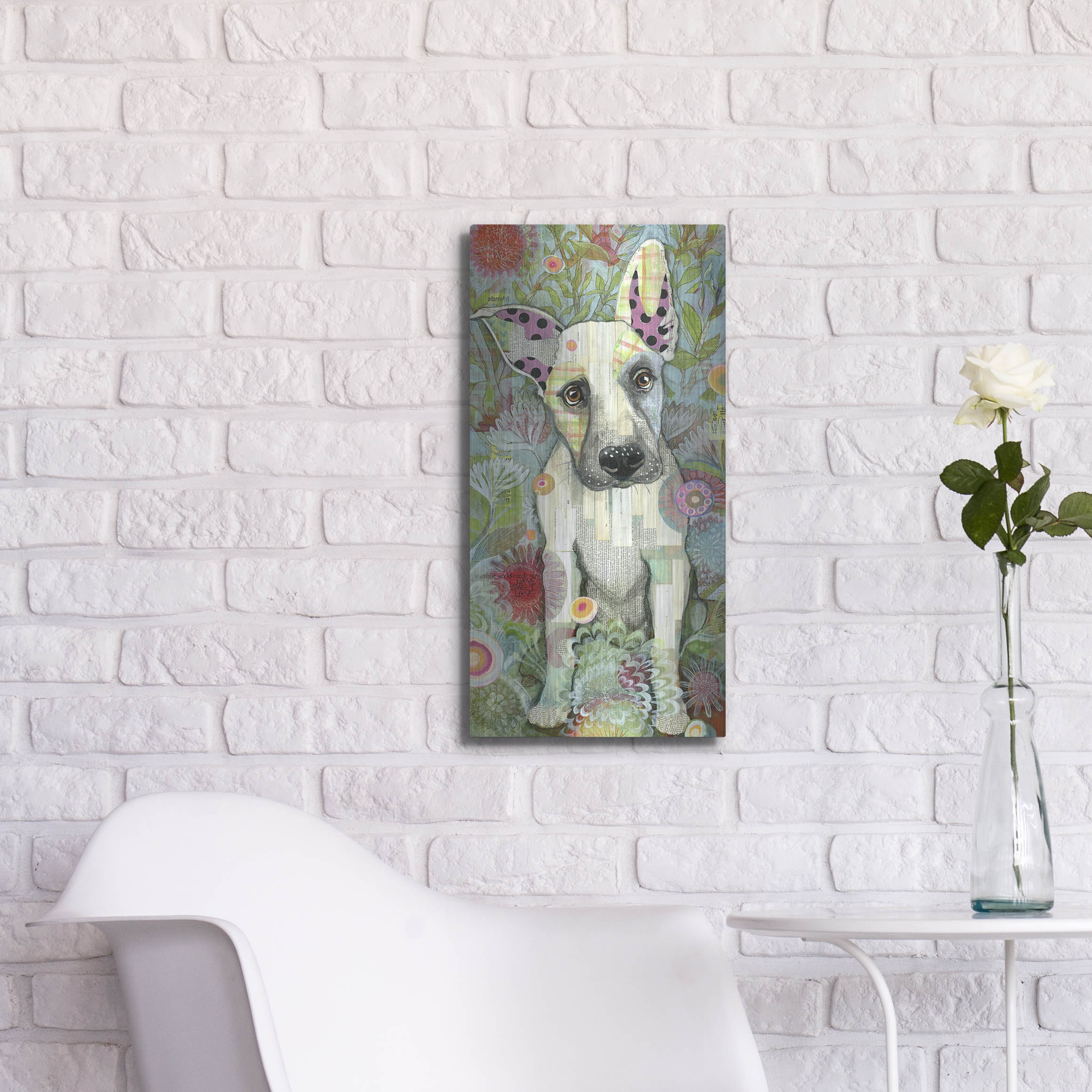 Winston Porter Zo Zo Girl' by Judy Verhoeven, Metal Wall Art | Wayfair
