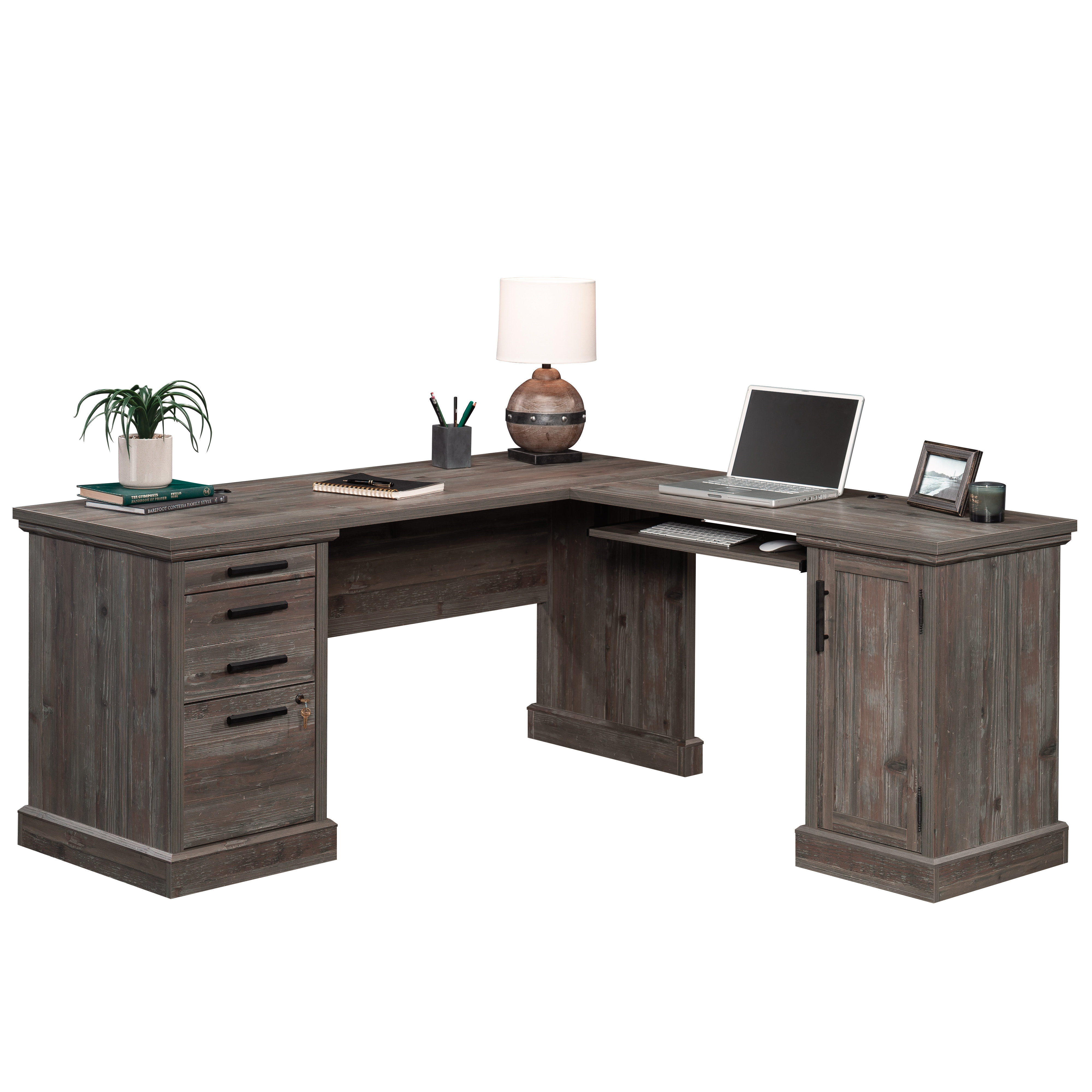Upper Square™ Aspen Post L-Shape Executive Desk & Reviews | Wayfair