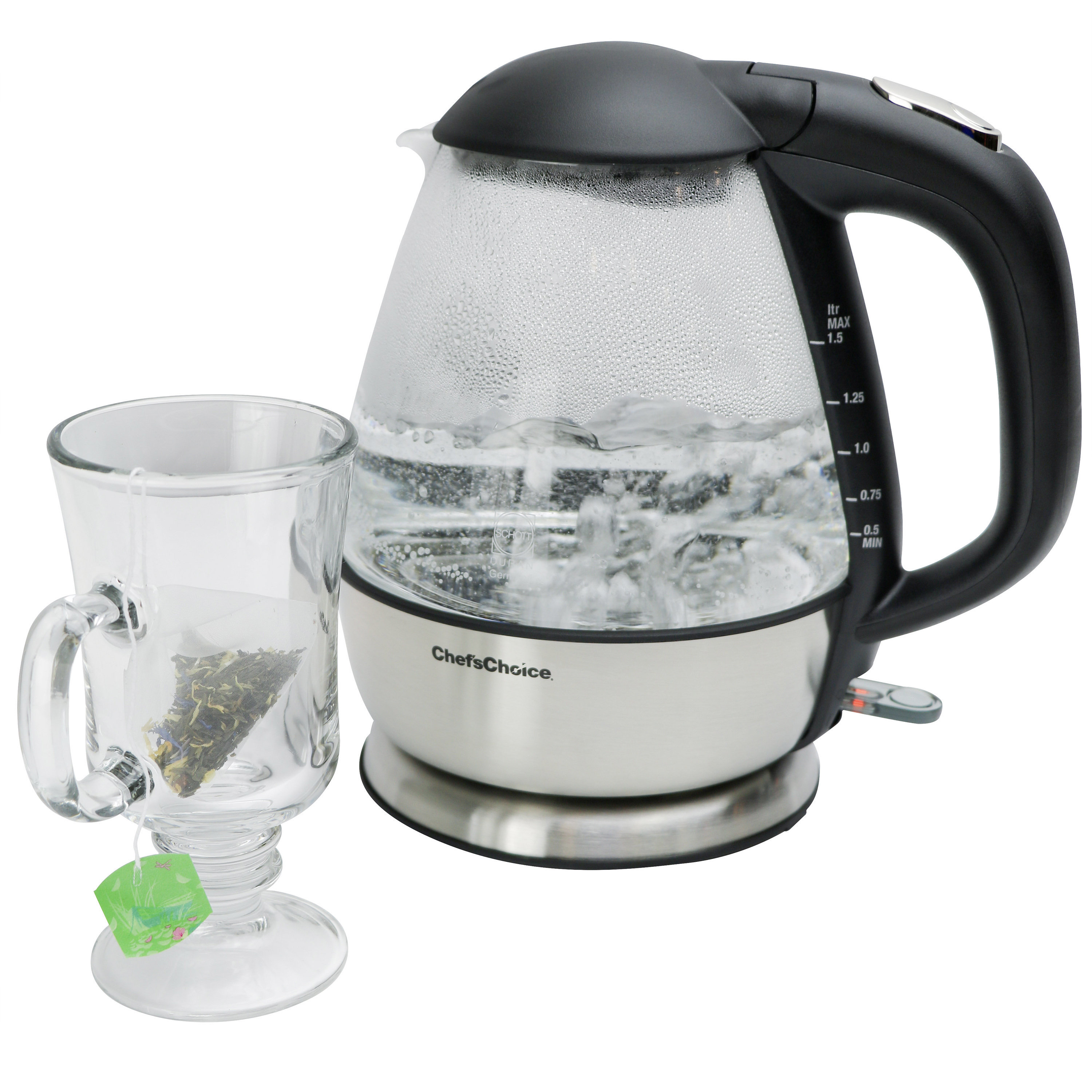 Chef'sChoice Model 680 Electric Kettle - 1.5 Liter Glass | Wayfair