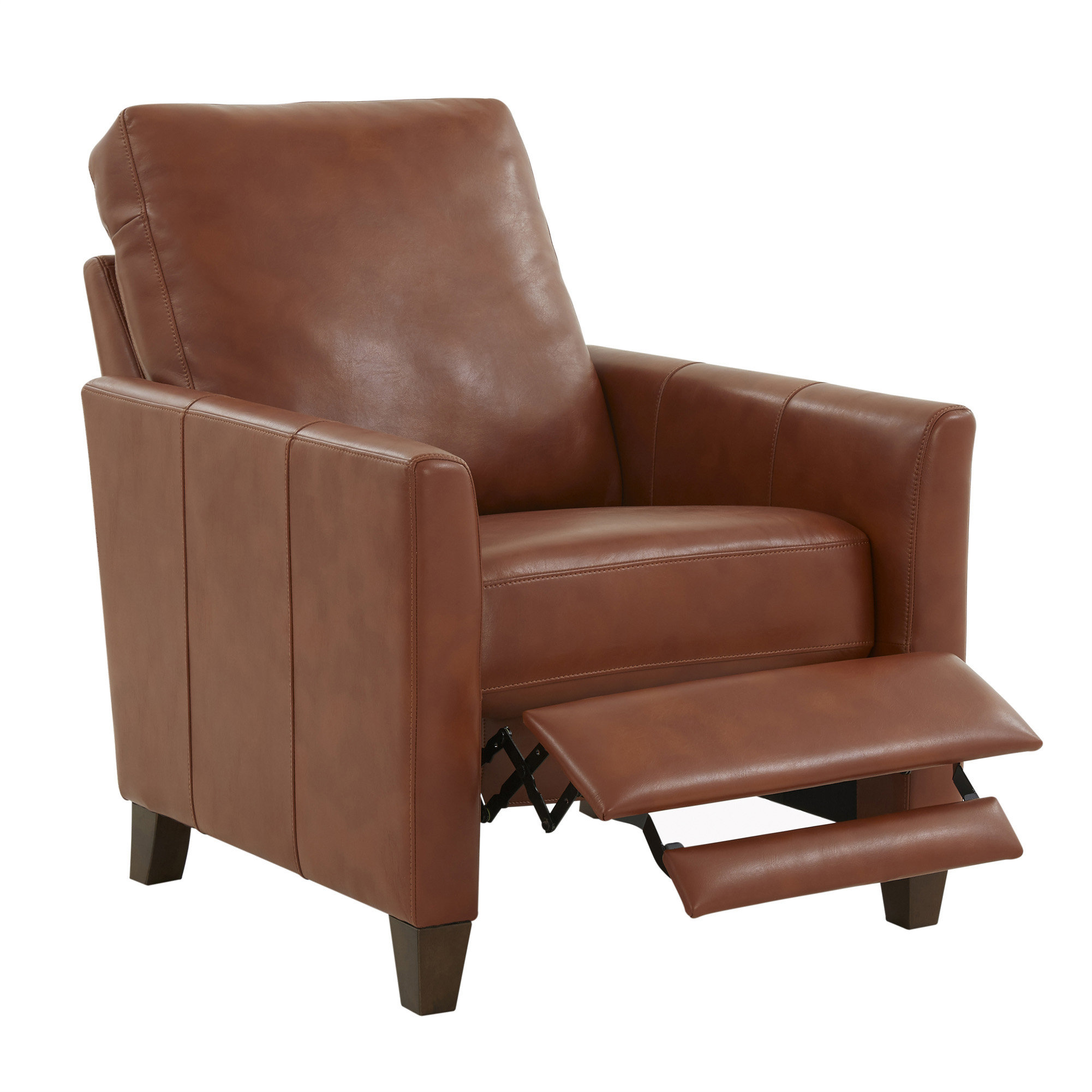 Latitude Run® Faux Leather Modern Recliner | Wayfair