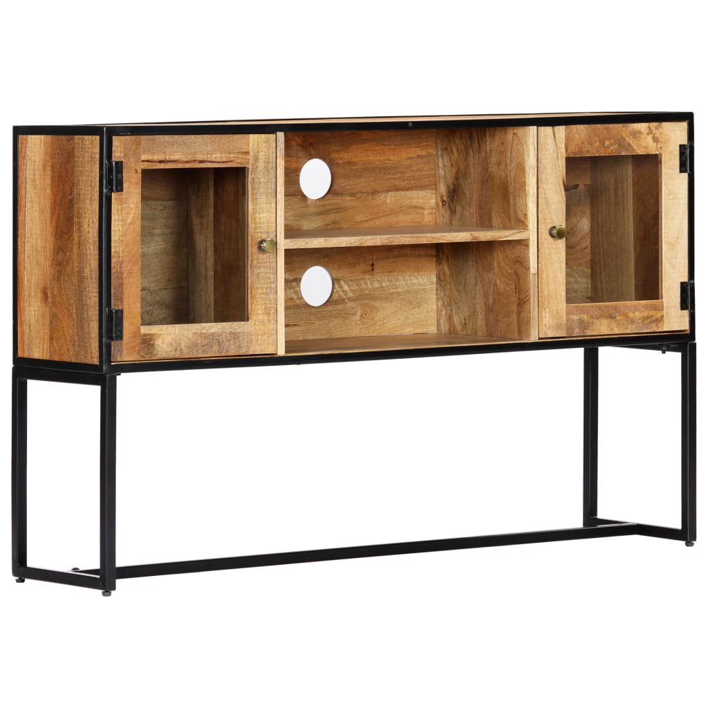 17 Stories TV Stand 47.2" x 11.8" x 29.5" Solid Wood Reclaimed | Wayfair