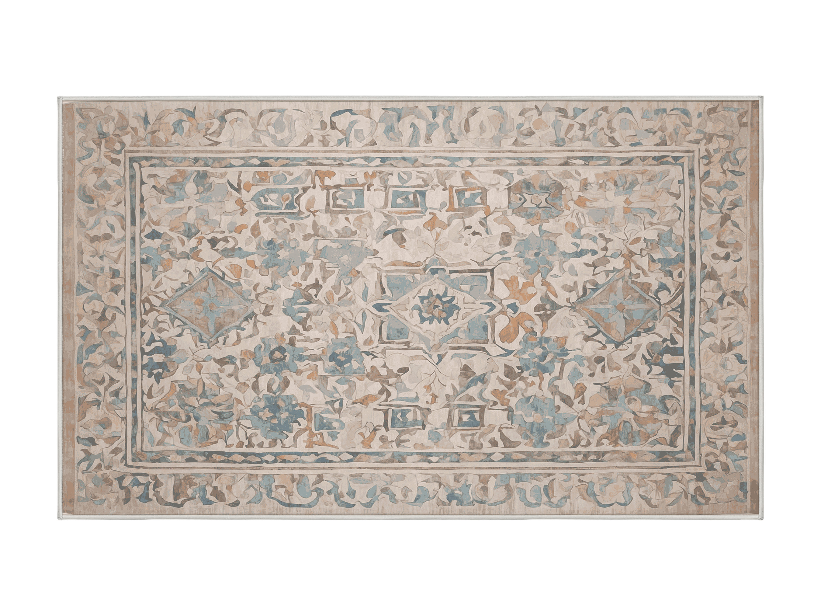 Canora Grey Silky Soft Plush Beige Area Rug | Wayfair