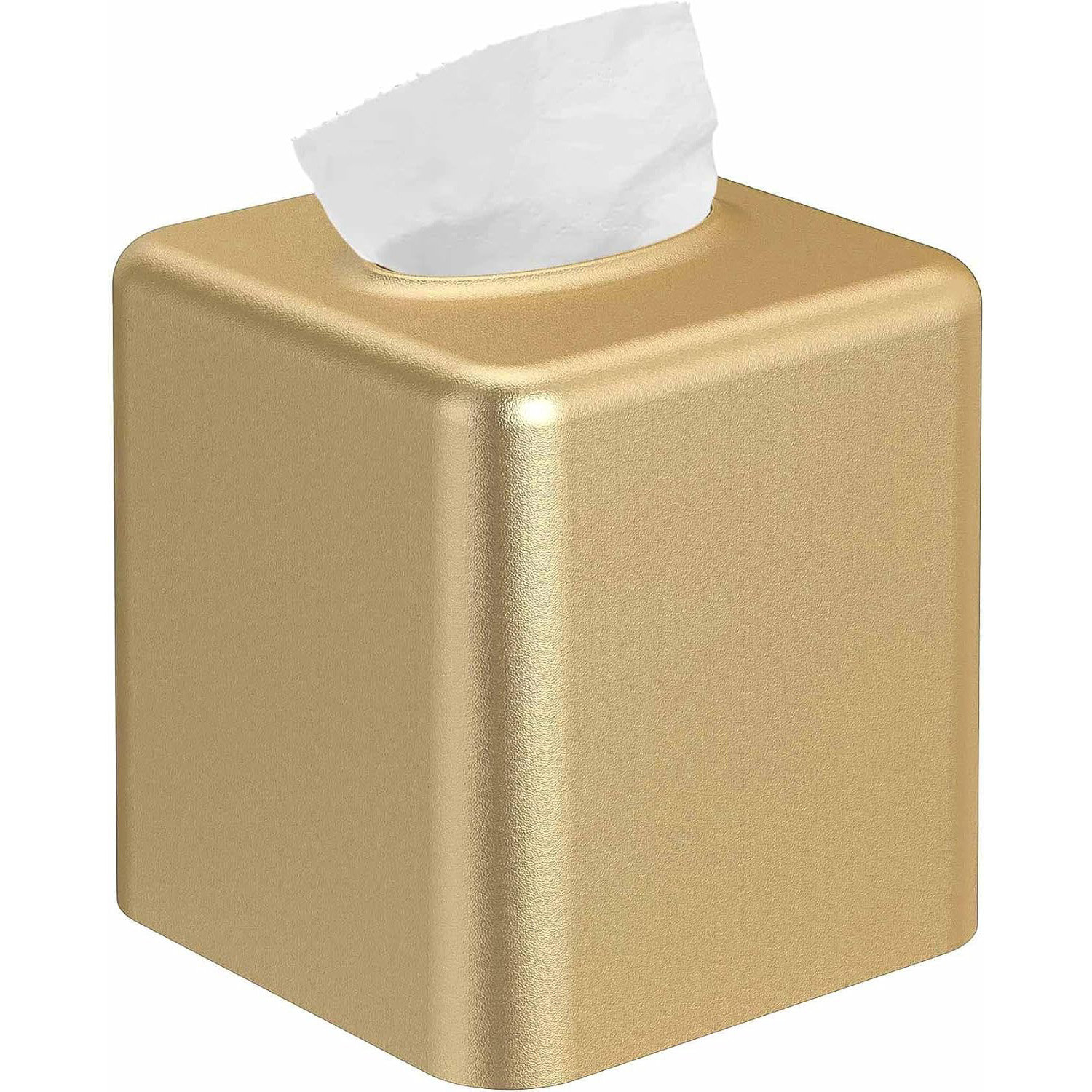 Mercer41 Tissue Box Cover, Square Metal Tissue Box Holder Modern Decor ...