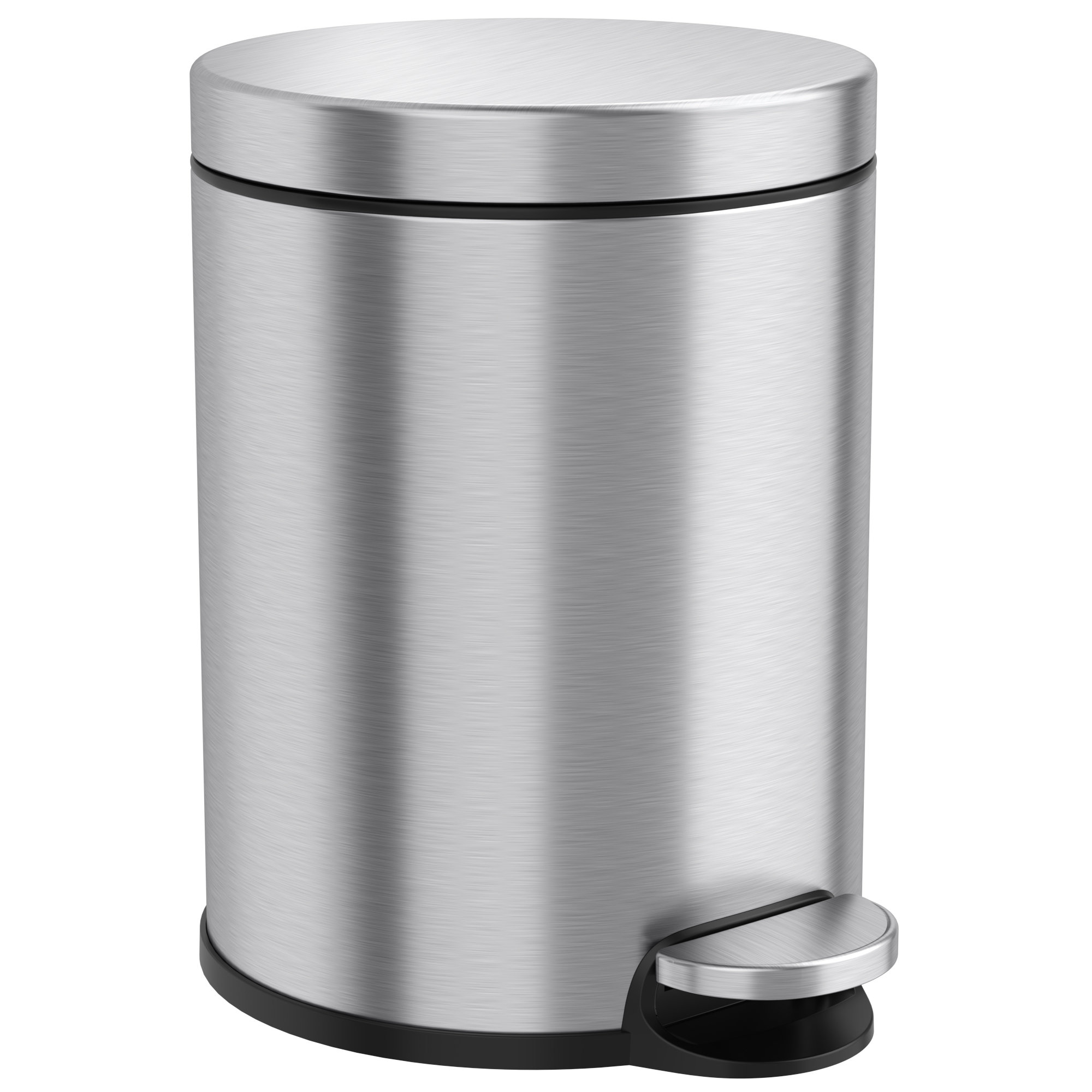 Itouchless Softstep 3.2 Gallon Stainless Steel Step Trash Can With Odor ...