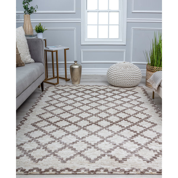 Foundry Select Hand Tufted Geometric Rug | Wayfair
