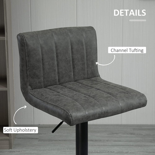 Williston Forge Harri Swivel Adjustable Height Stool & Reviews ...